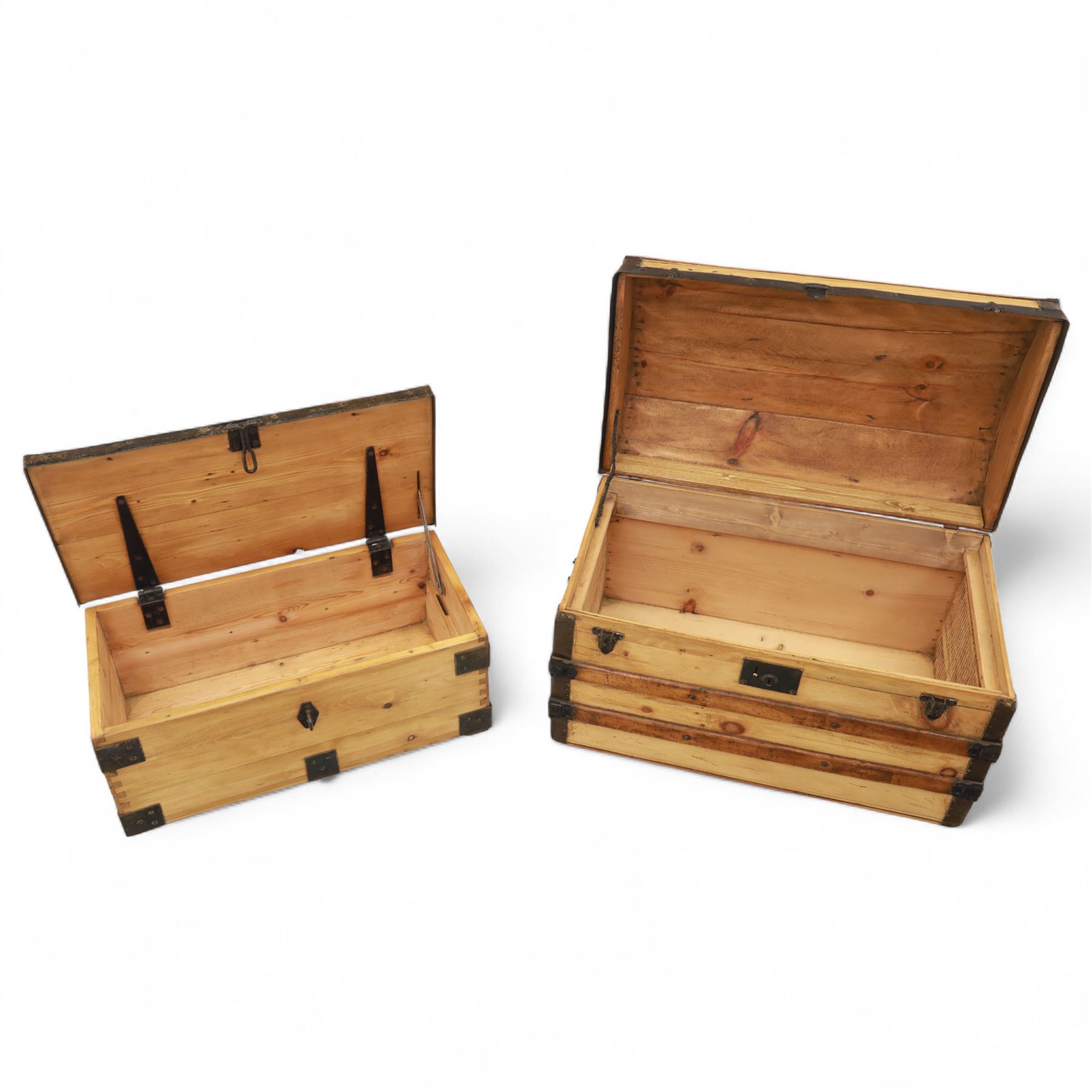 Two pine storage trunks | Modern Furniture | 154368