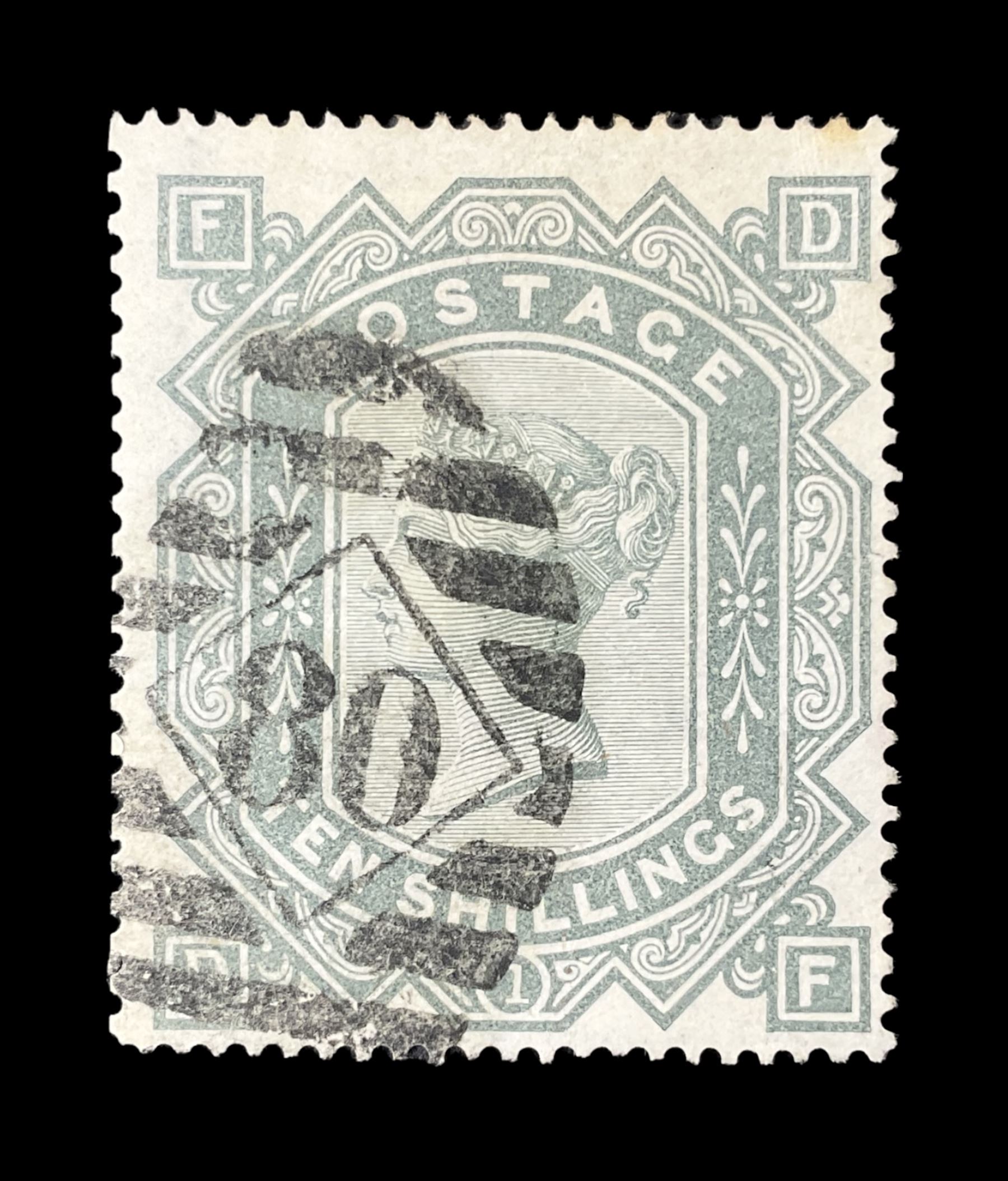 Queen Victoria used ten shillings stamp | Stamps | 54042
