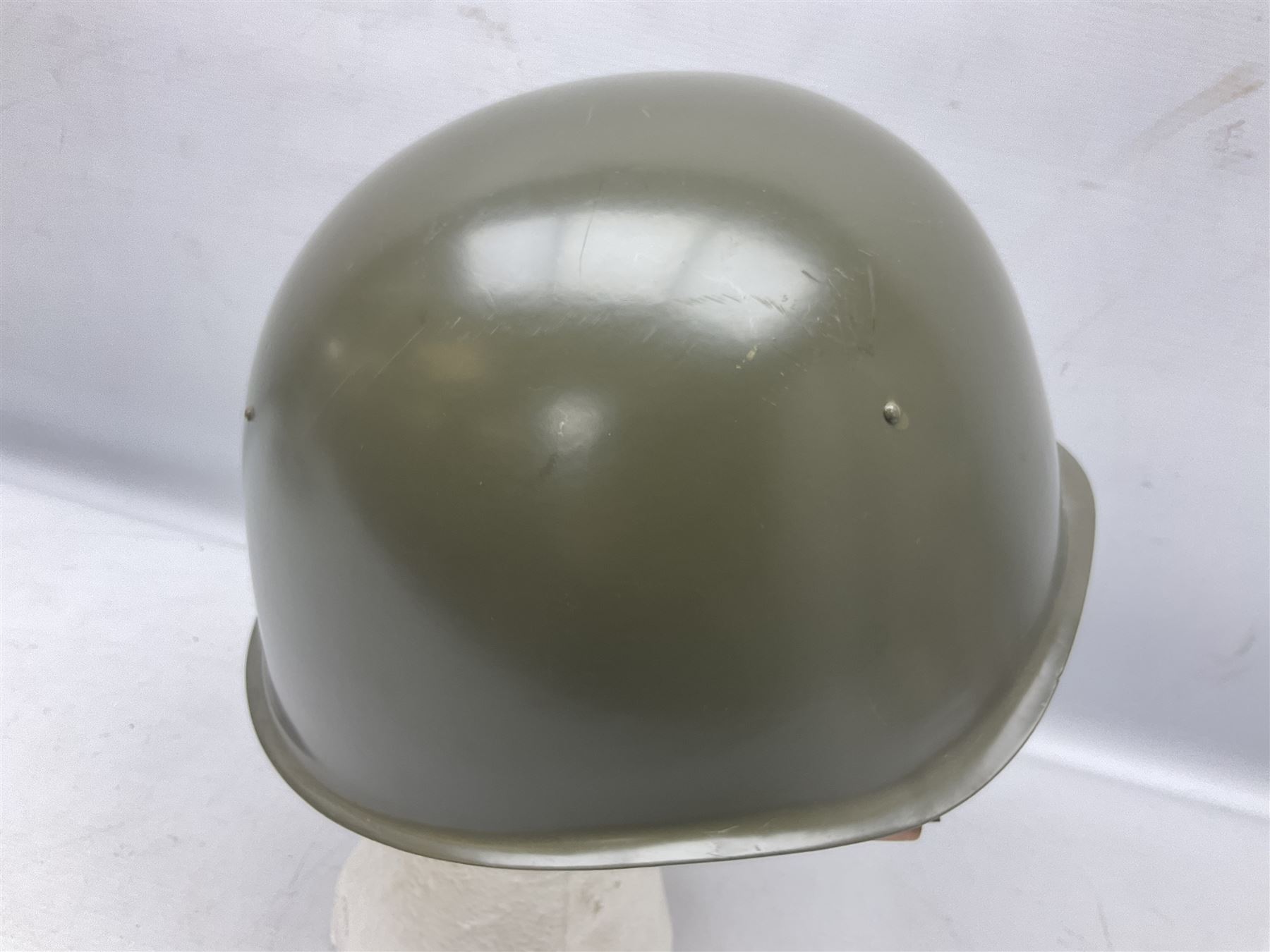 Two 1960s East Block Soviet style helmets - Czechoslova | Militaria | 66685