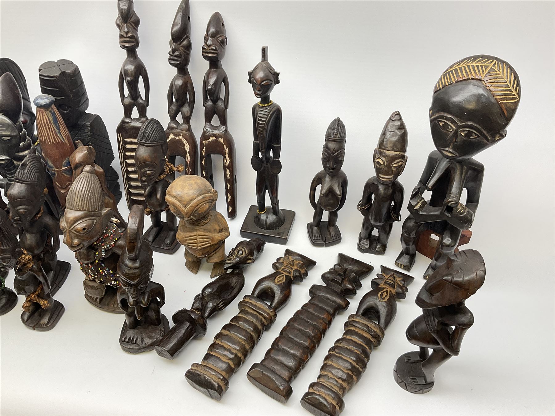 African carved wood figures | Antiques, Collectables, Ceramics & Small ...