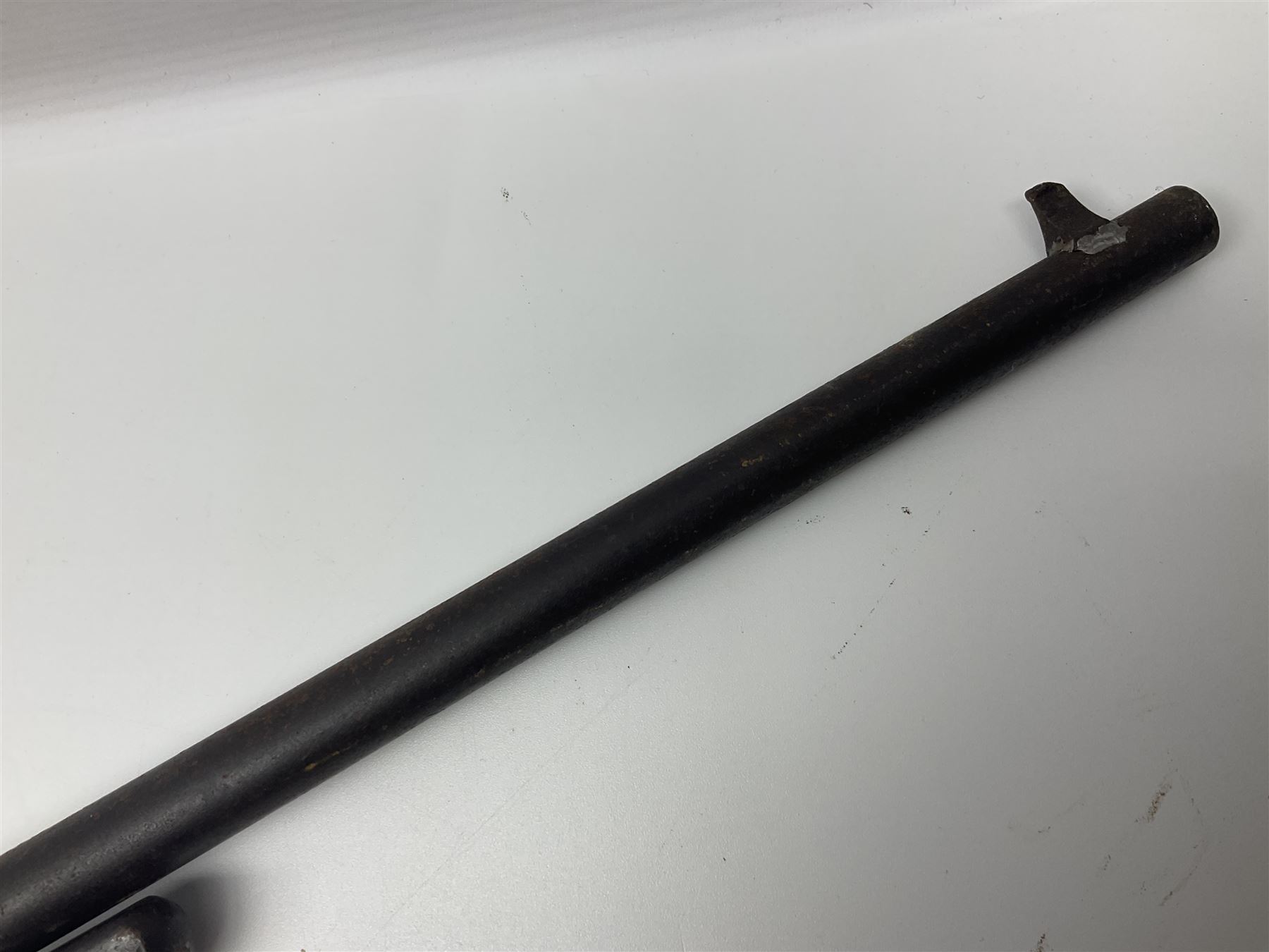 Pre-WW1 BSA Improved Model D .177 under-lever air rifle with chequered ...