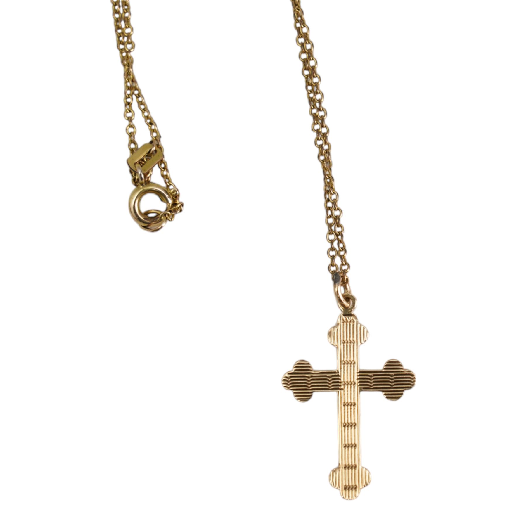 9ct gold cross pendant | Wrist & Pocket Watches | 123557