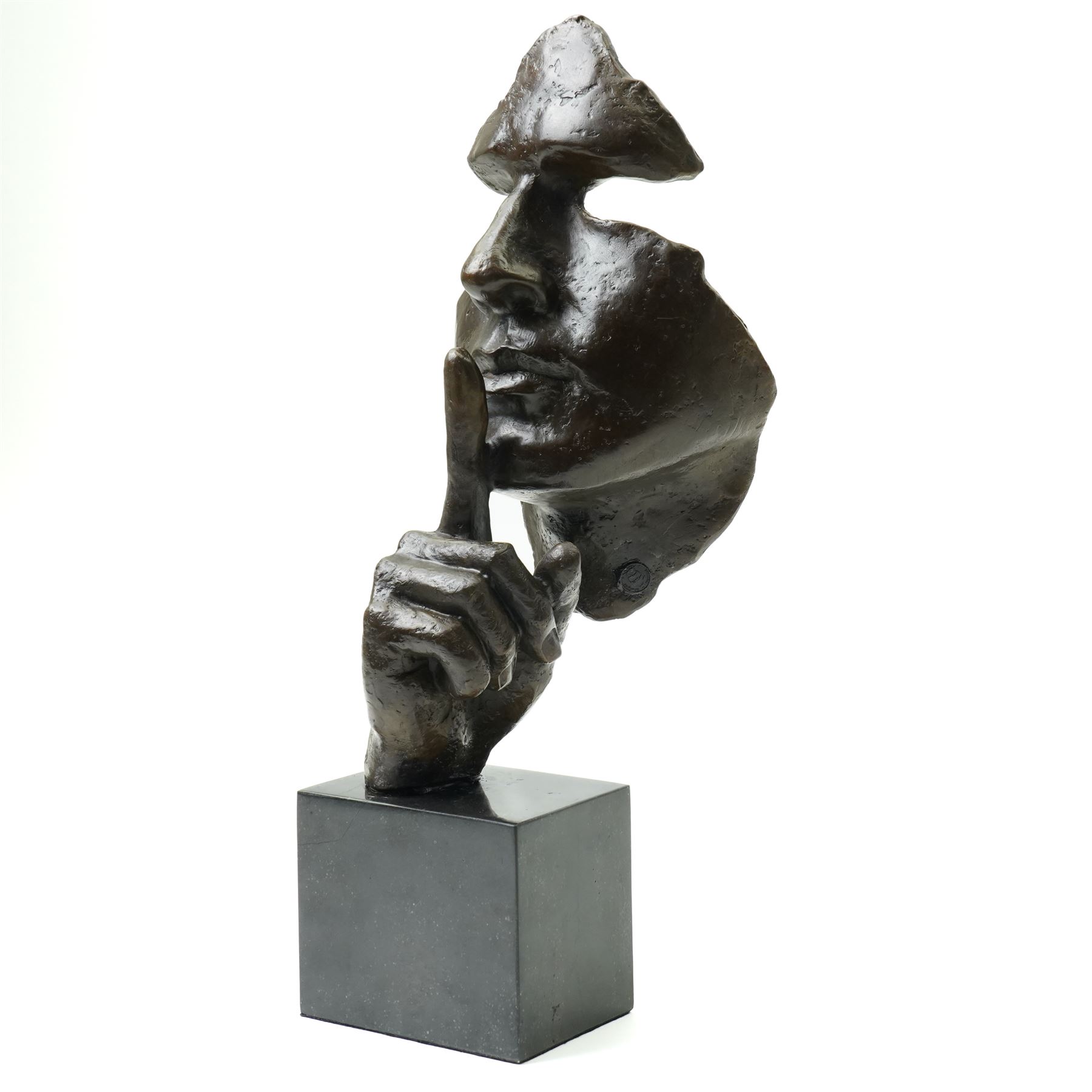 After Salvador Dali (Spanish 1904-1989) 'Serenity'- bronze figure with ...