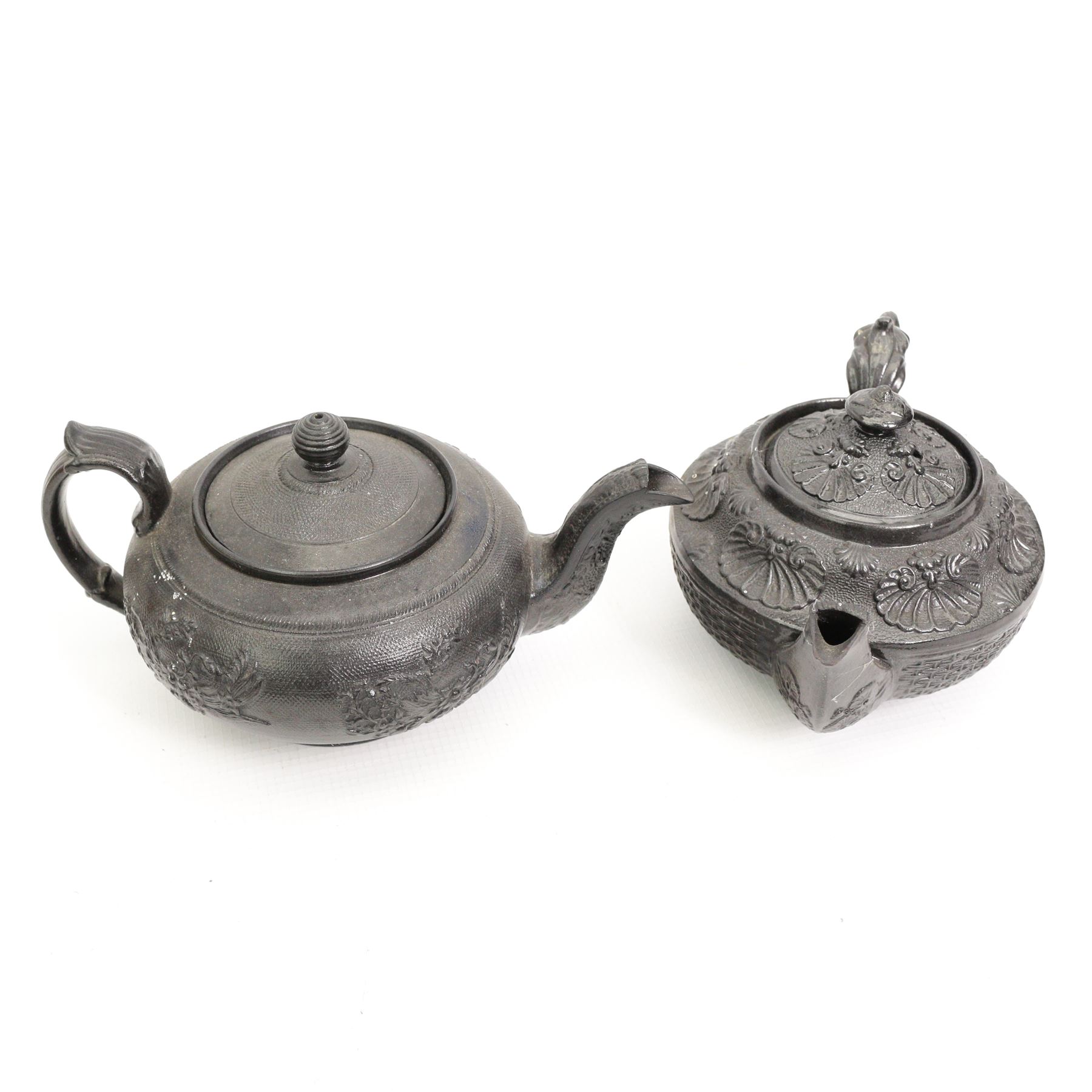 Early 19th century and later black basalt tea wares and similar ...