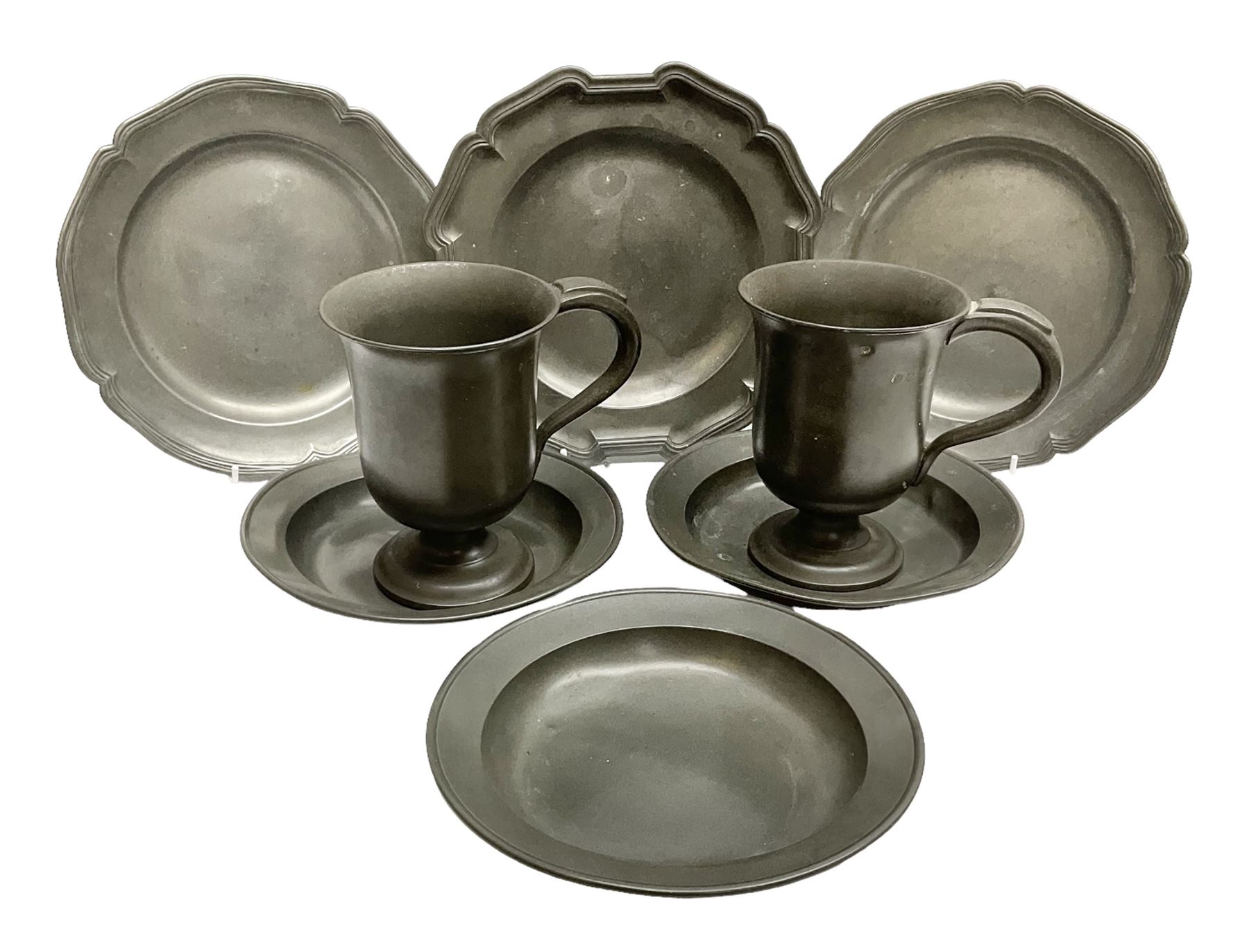 Group of 19th century pewter comprising | Antiques, Collectables ...