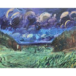 Kane Cunningham (British 1961-): 'Hovingham - Wath Walley' | Paintings ...