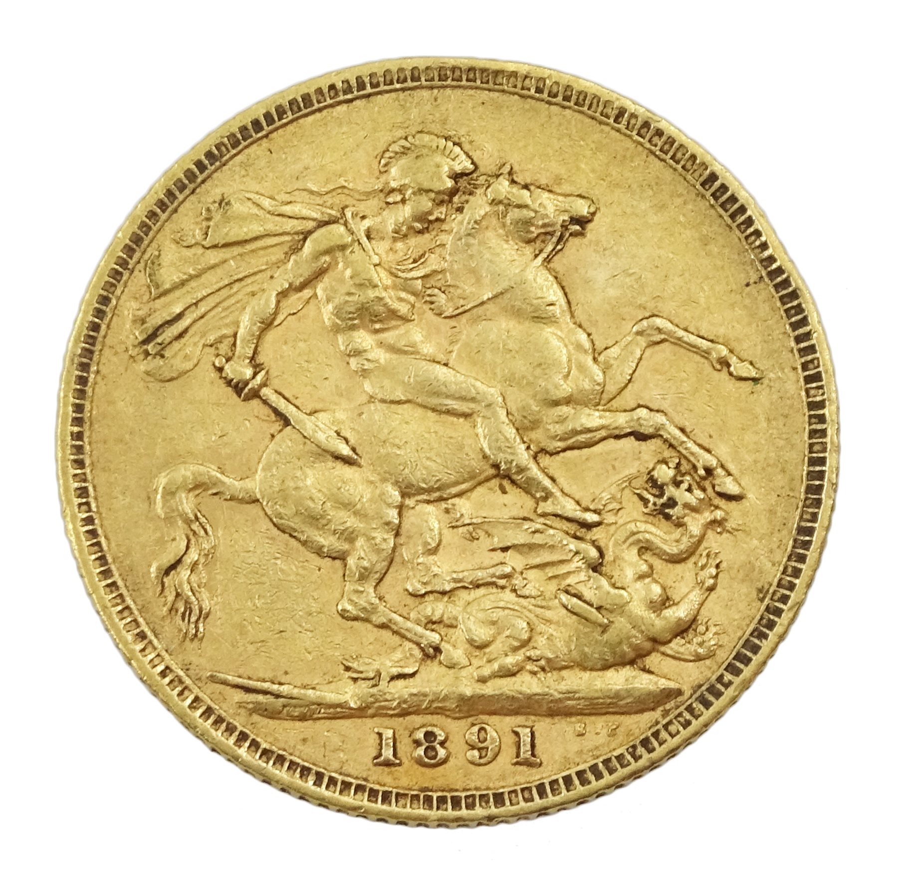 Queen Victoria 1891 gold full sovereign coin - Jewellery, Watches ...