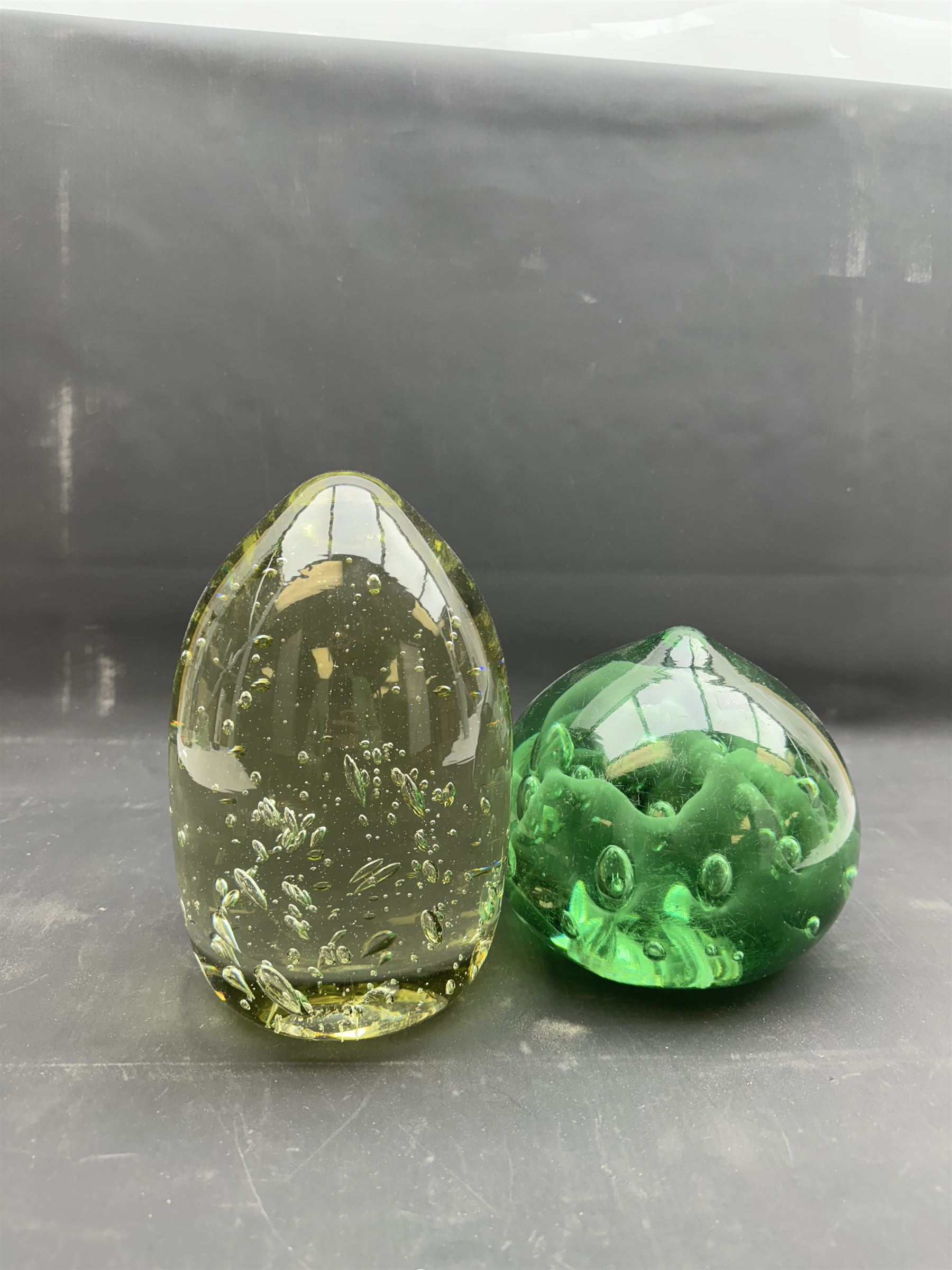 Two extra large Victorian glass dumps | Glass | 108450