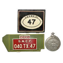 Railway Interest; Cast iron LNWR railway bridge plate | Railwayana ...