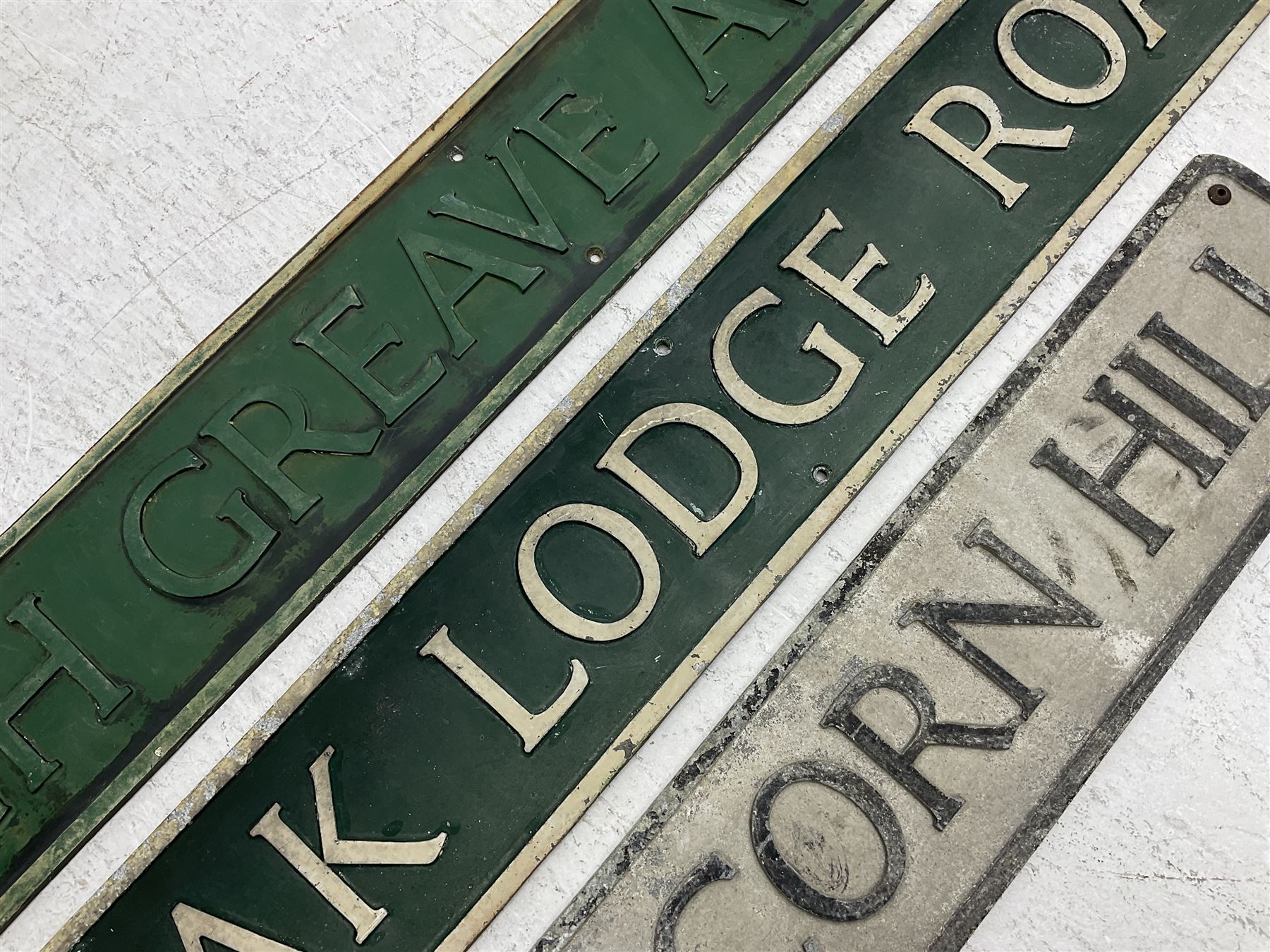 Three aluminium street name signs | Antiques, Collectables, Ceramics ...