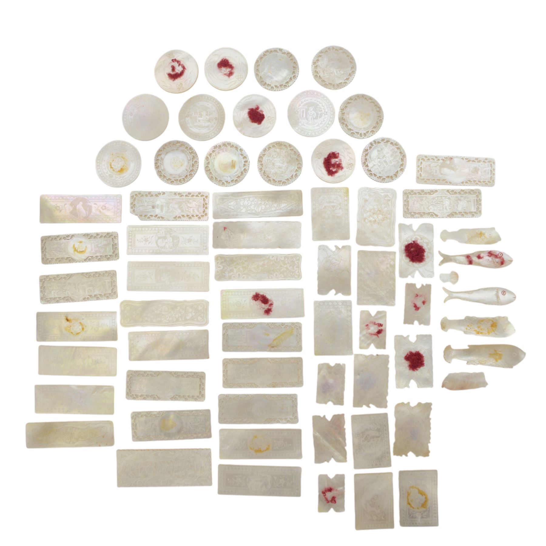Chinese mother of pearl gaming tokens | Wood, Metal & Other Decorative ...