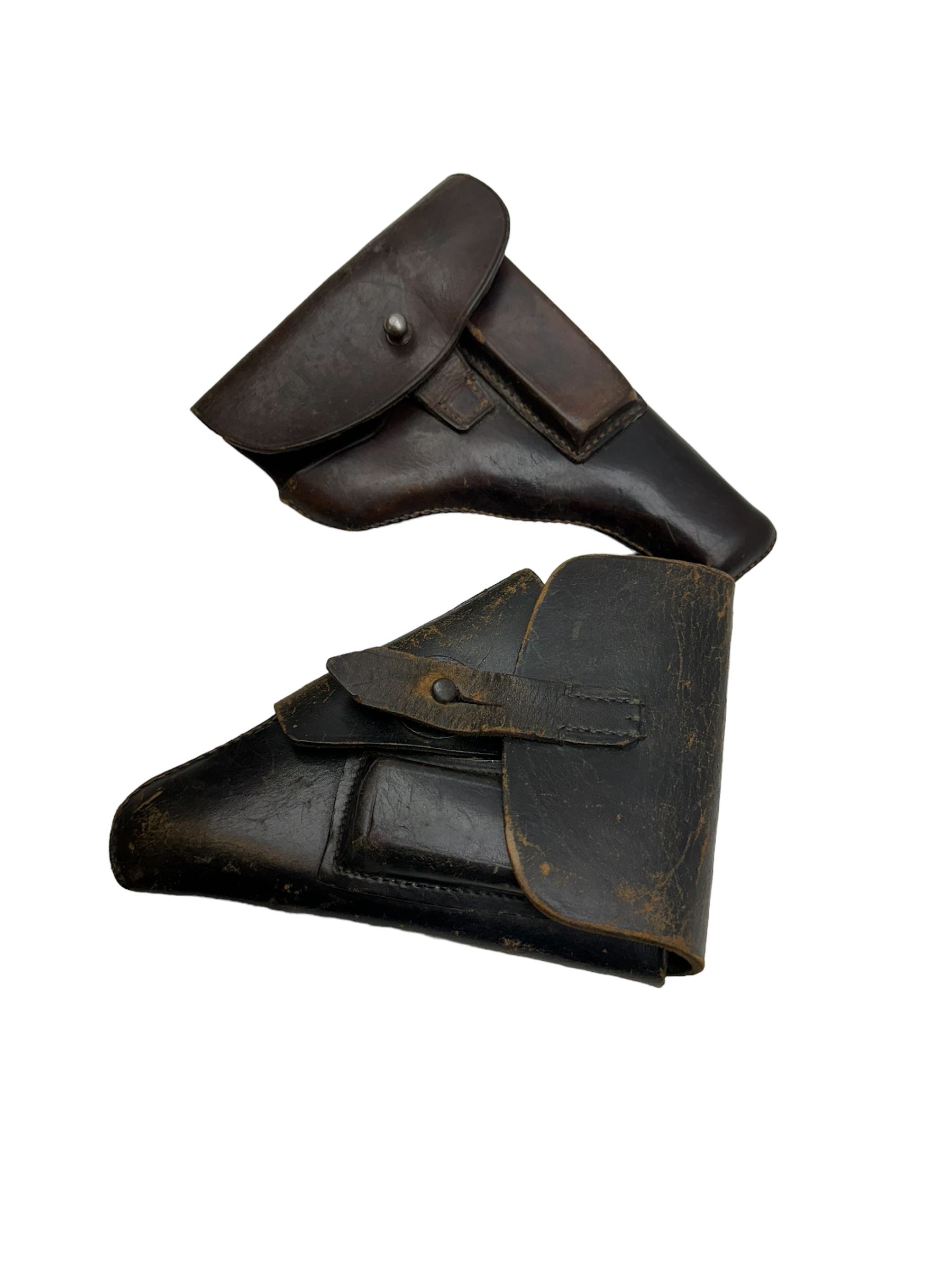 Two WWII German police officers luger pistol holders | Militaria | 103052