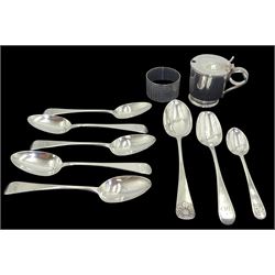 Mid 20th century silver mustard pot | Silver | 30675