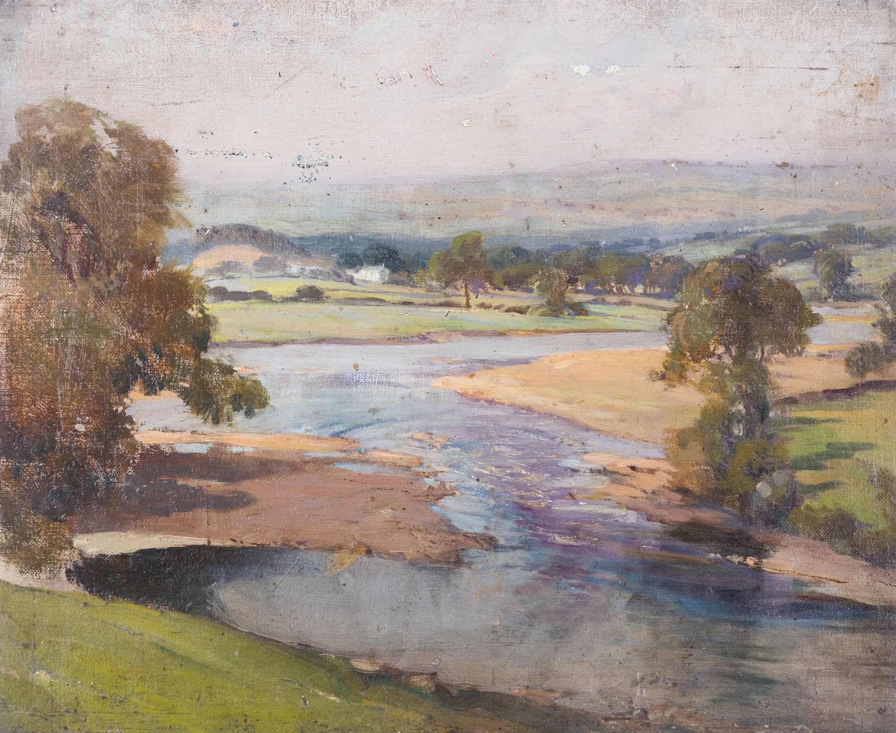 Sunderland Rollinson (British 1872-1950): Flamborough and River Wharfe ...