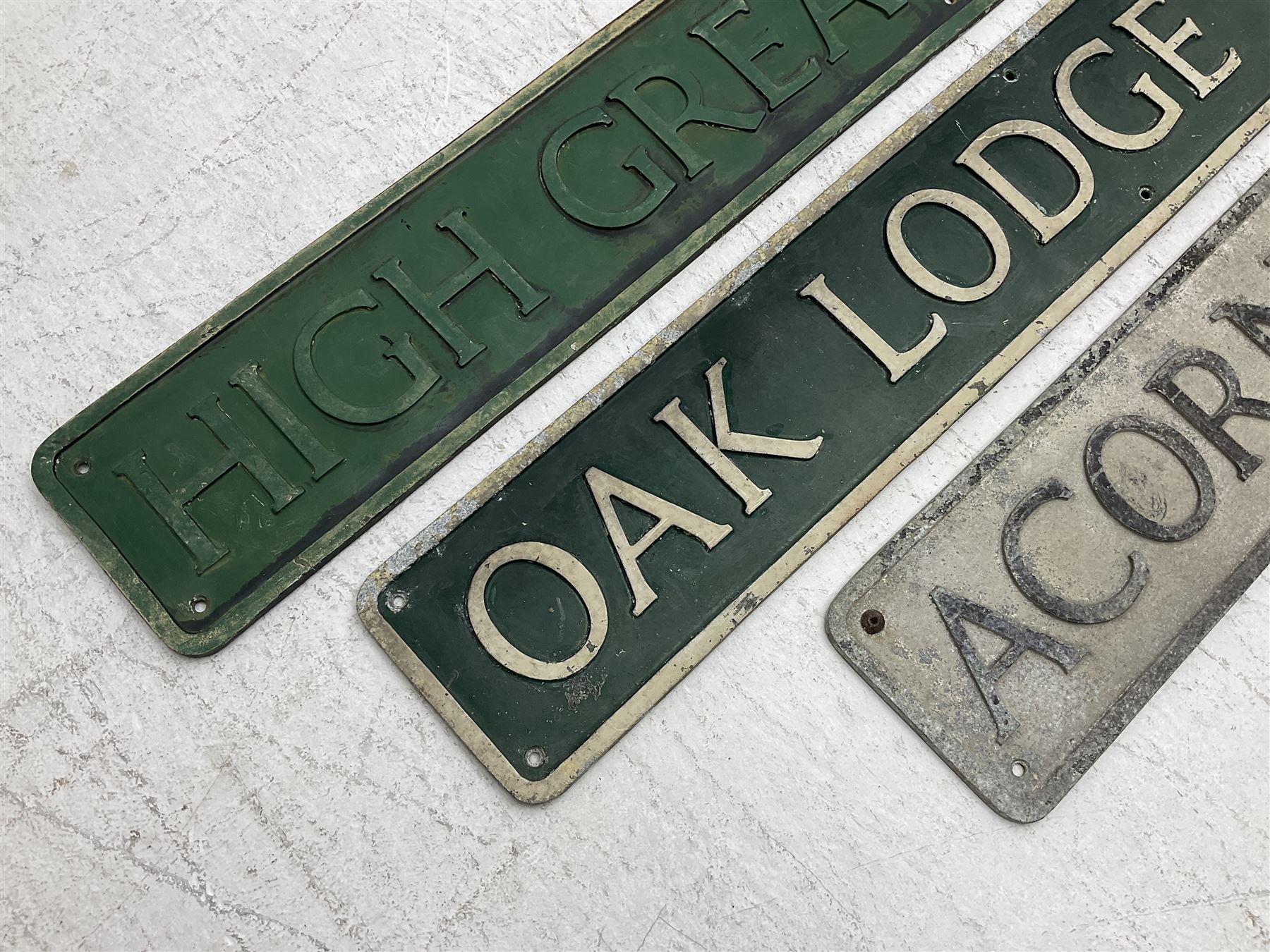 Three aluminium street name signs | Antiques, Collectables, Ceramics ...