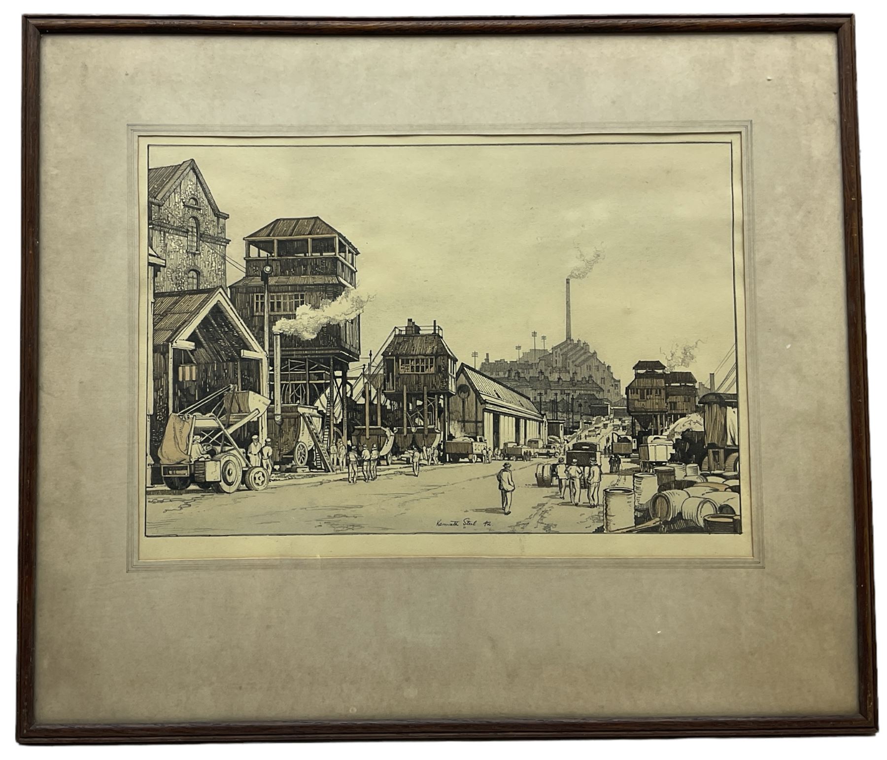 Kenneth Steel (British 1906-1970): Northern British Industrial Scene ...
