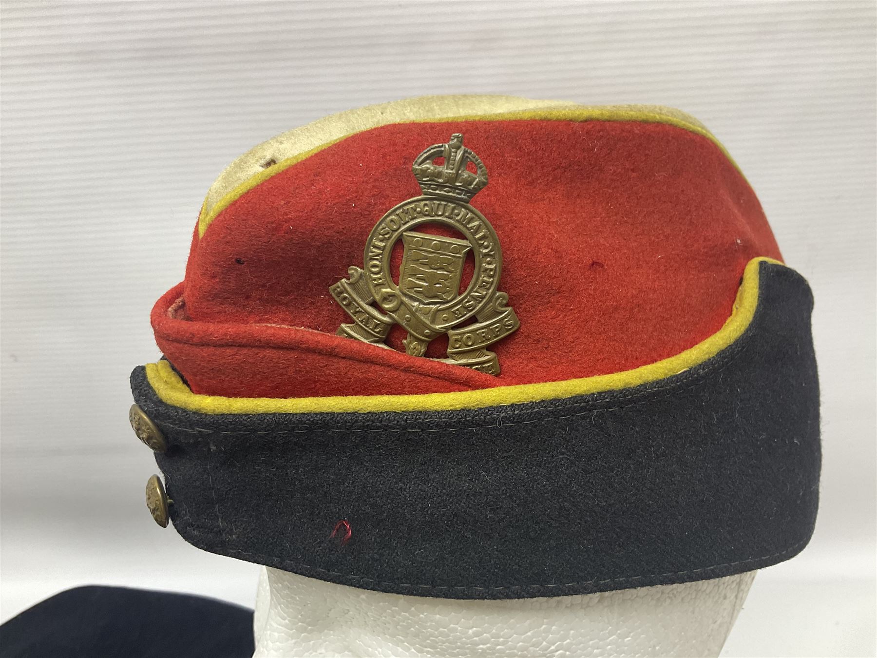 WW2 RAOC field service side cap; and sixteen other pred - 11/08/2023