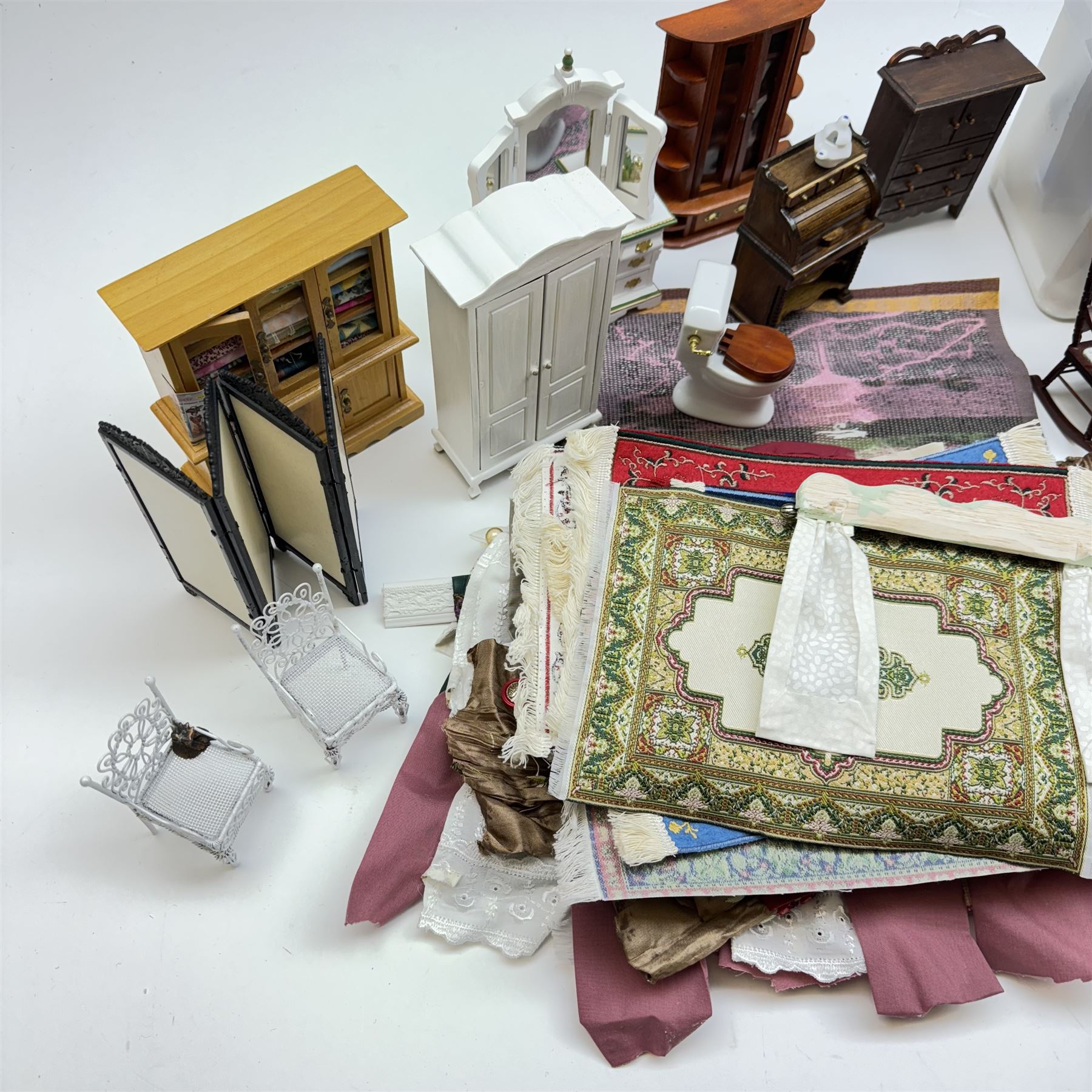Collection of 1:12 scale dolls house furniture and accessories - Toys ...