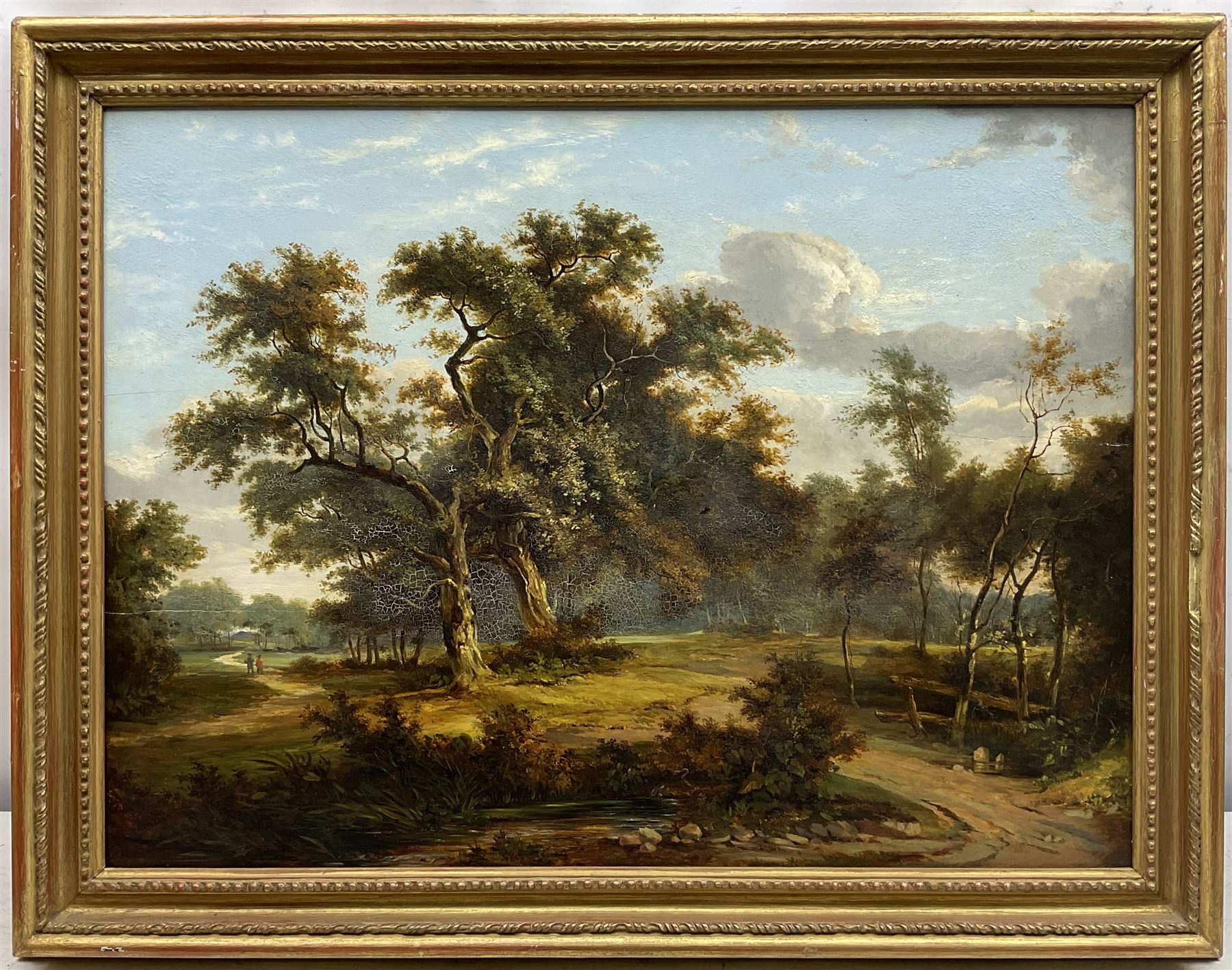 Nasmyth Family (British c.1841-1861): Wooded Landscape, oil on panel ...