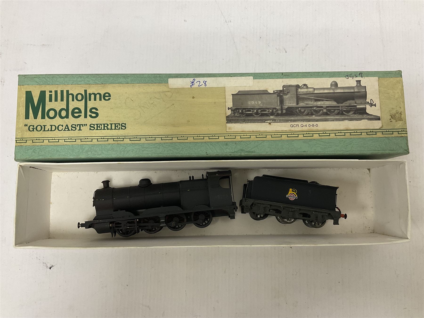 ‘00’ gauge - two kit built steam locomotives comprising GCR Class Q4 0 ...