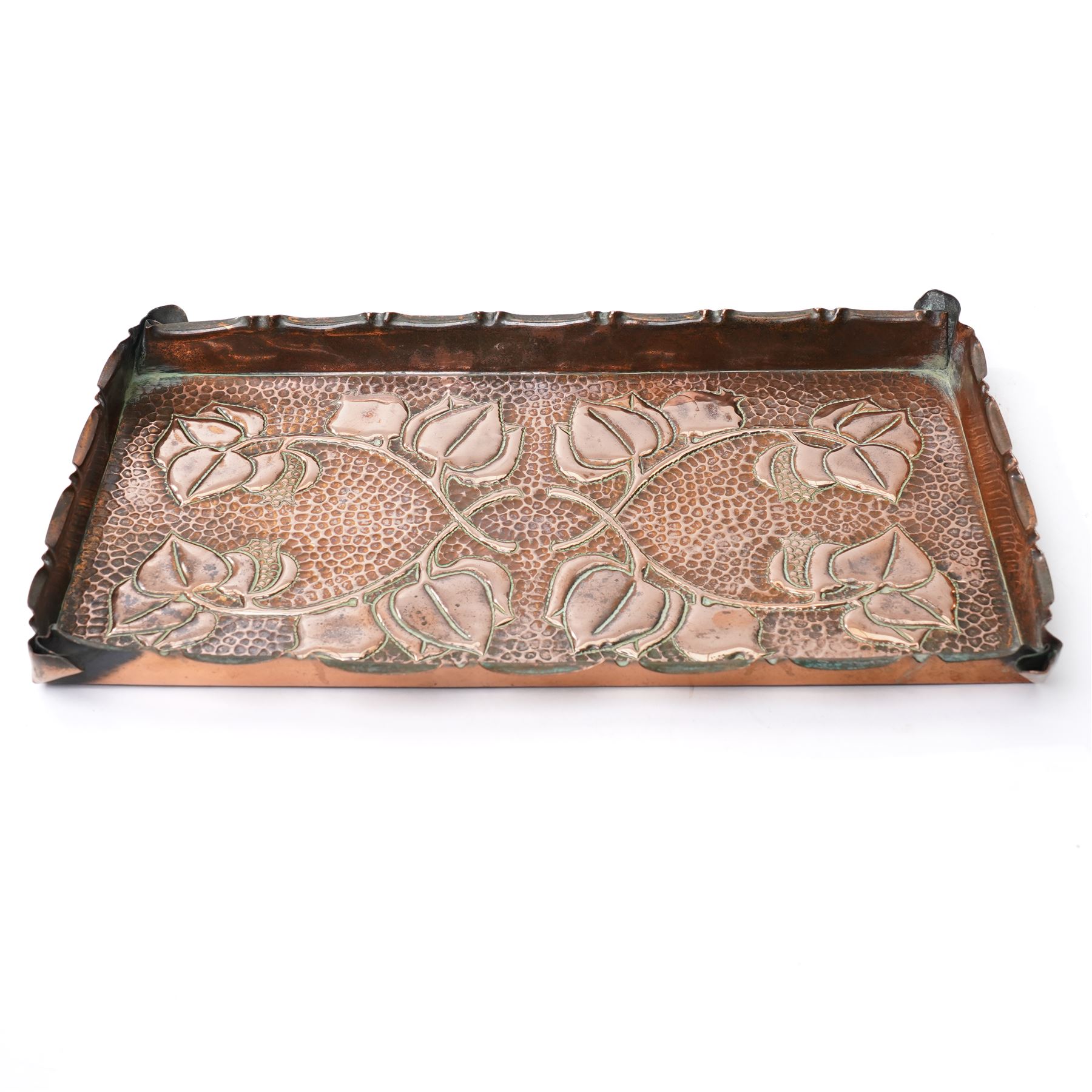 Cornish copper Art Nouveau style tray | Wood, Metal & Other Decorative ...