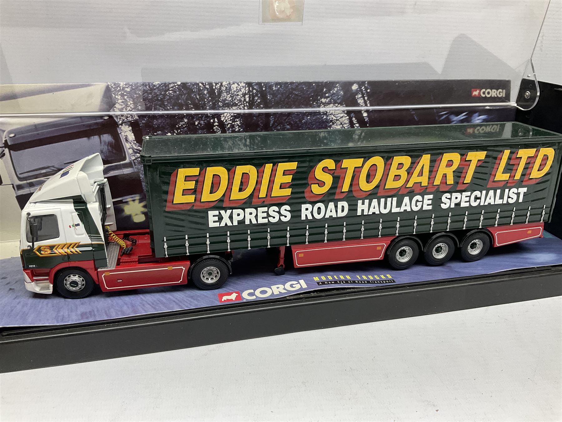 Eddie Stobart - Corgi 75403 Leyland DAF Curtainside lorry as issued in ...