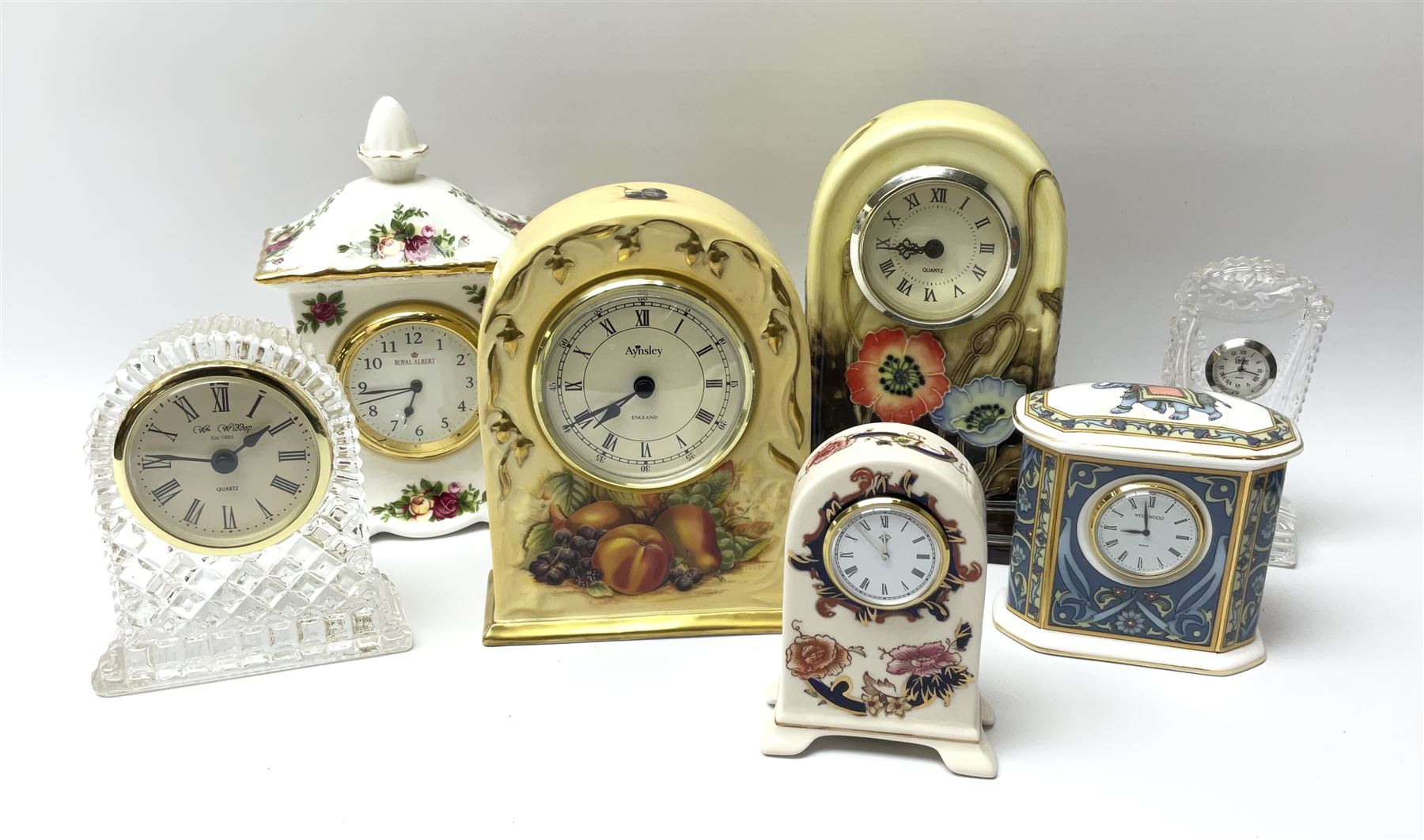 A group of seven mantel clocks | Clocks & Barometers | 24388
