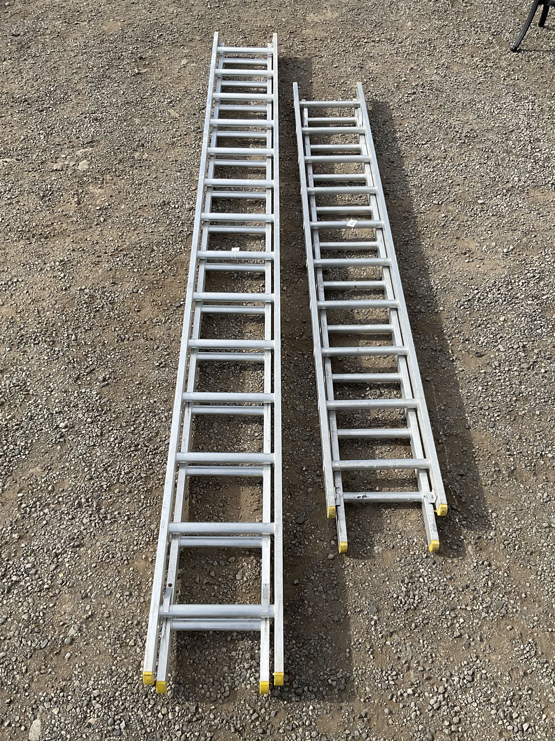 Pair of extendable ladders (8m and 5 | Commercial Assets | 48112