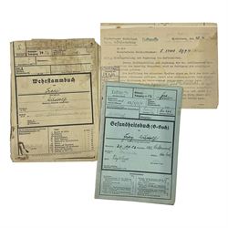 WW2 German Luftwaffe Service Record Folder and Book | Militaria | 82006