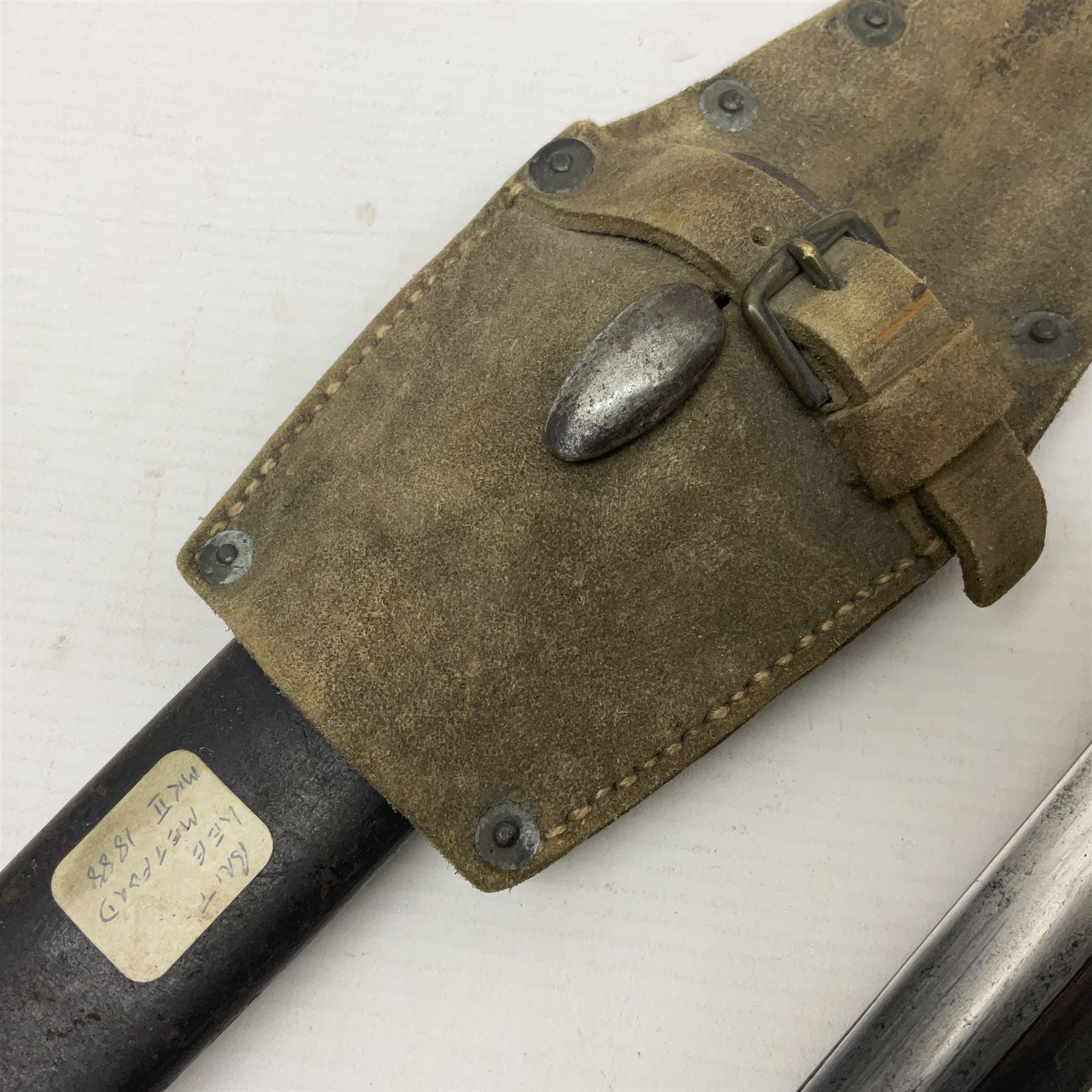 British Pattern 1888 MkII Lee Metford knife bayonet with 30cm steel ...
