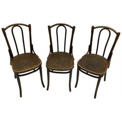 Set of three late 19th to early 20th century century bentwood dining ...