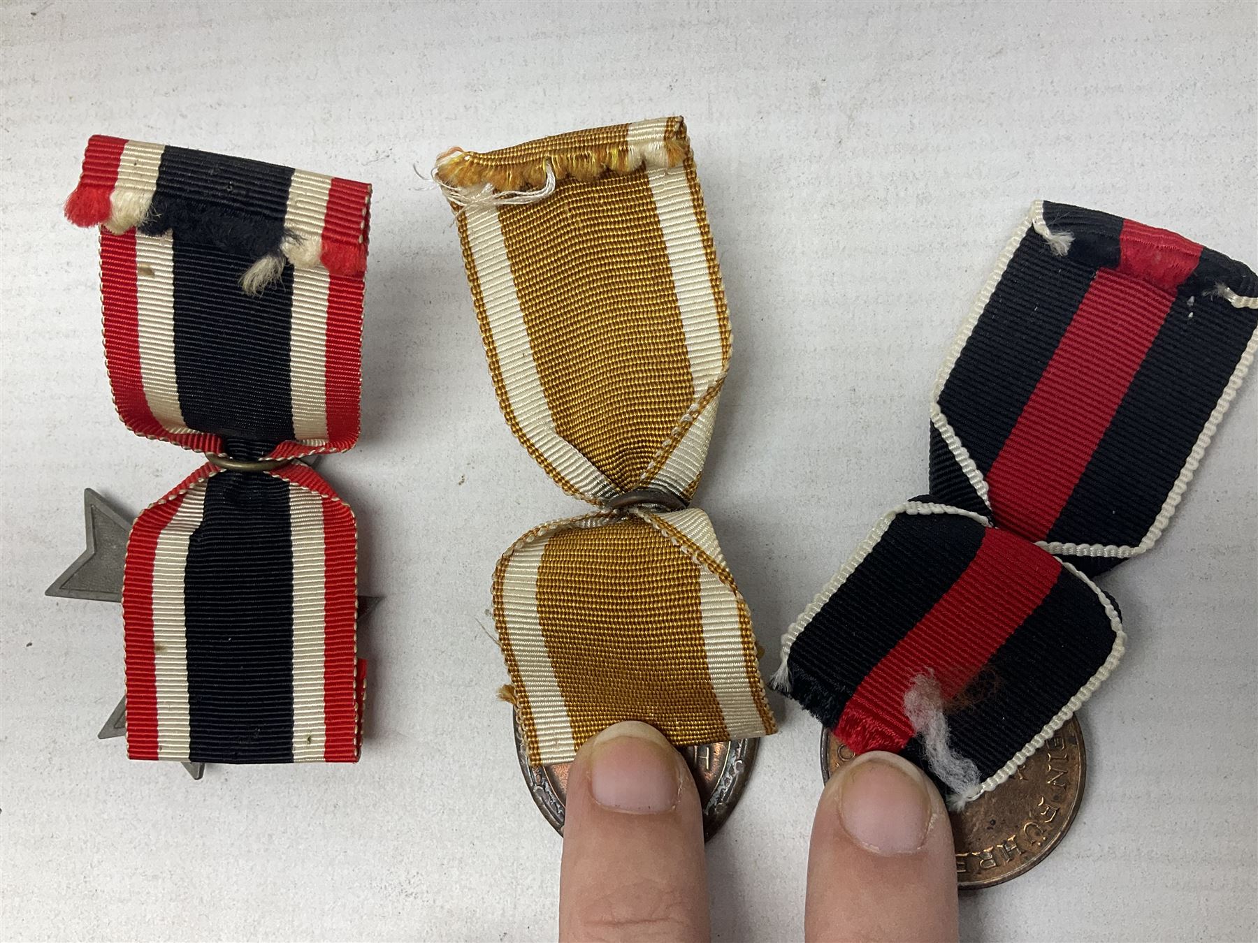 Three WW2 German medals - Defences Medal, Czech Occupation ...