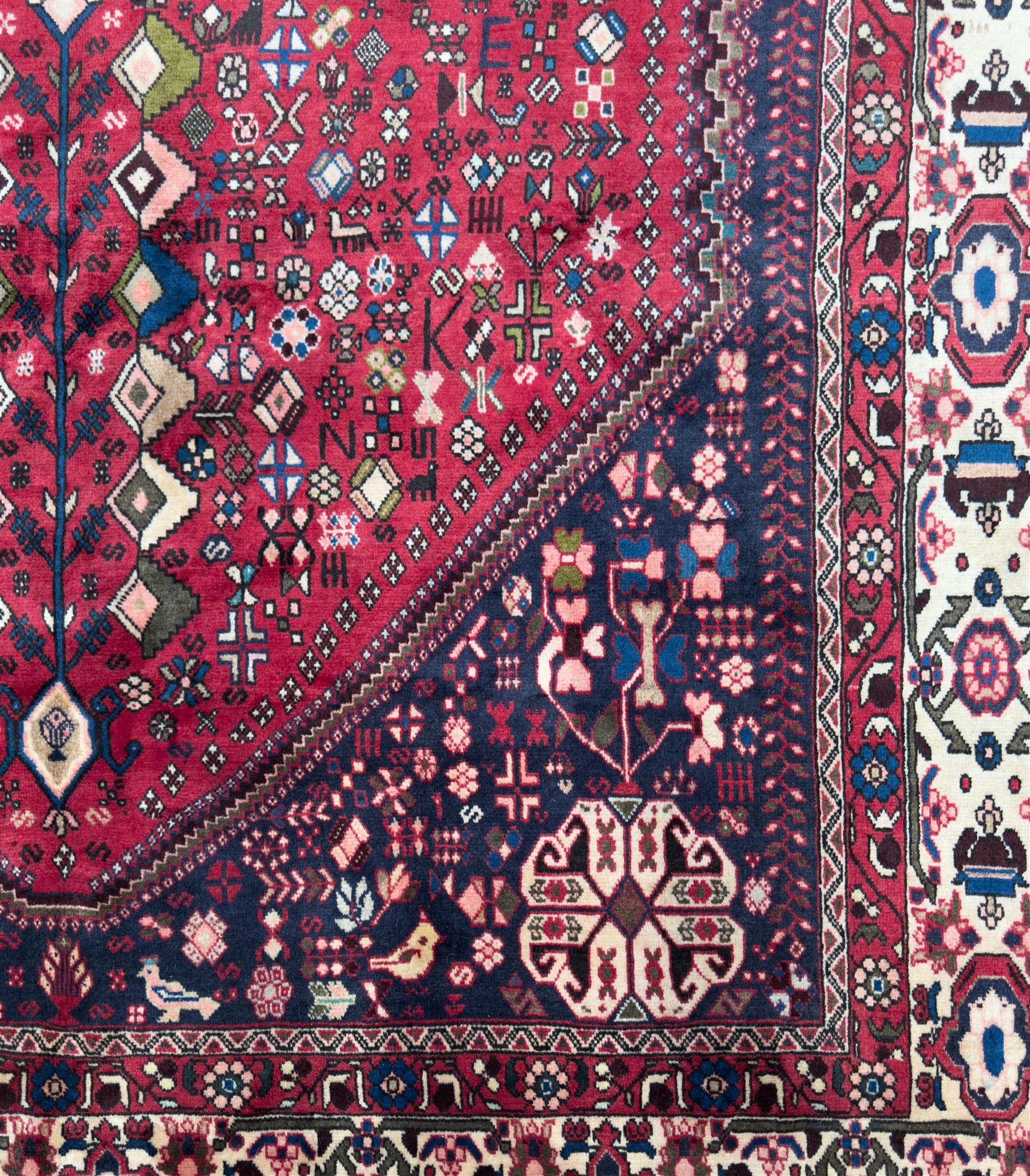 Central Persian Abadeh hand-knotted carpet | Rugs, Carpets & Curtains ...