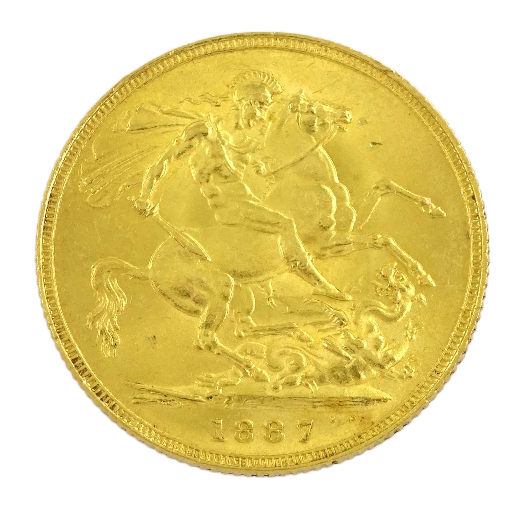 Queen Victoria 1887 gold full sovereign coin | Coins, Tokens ...