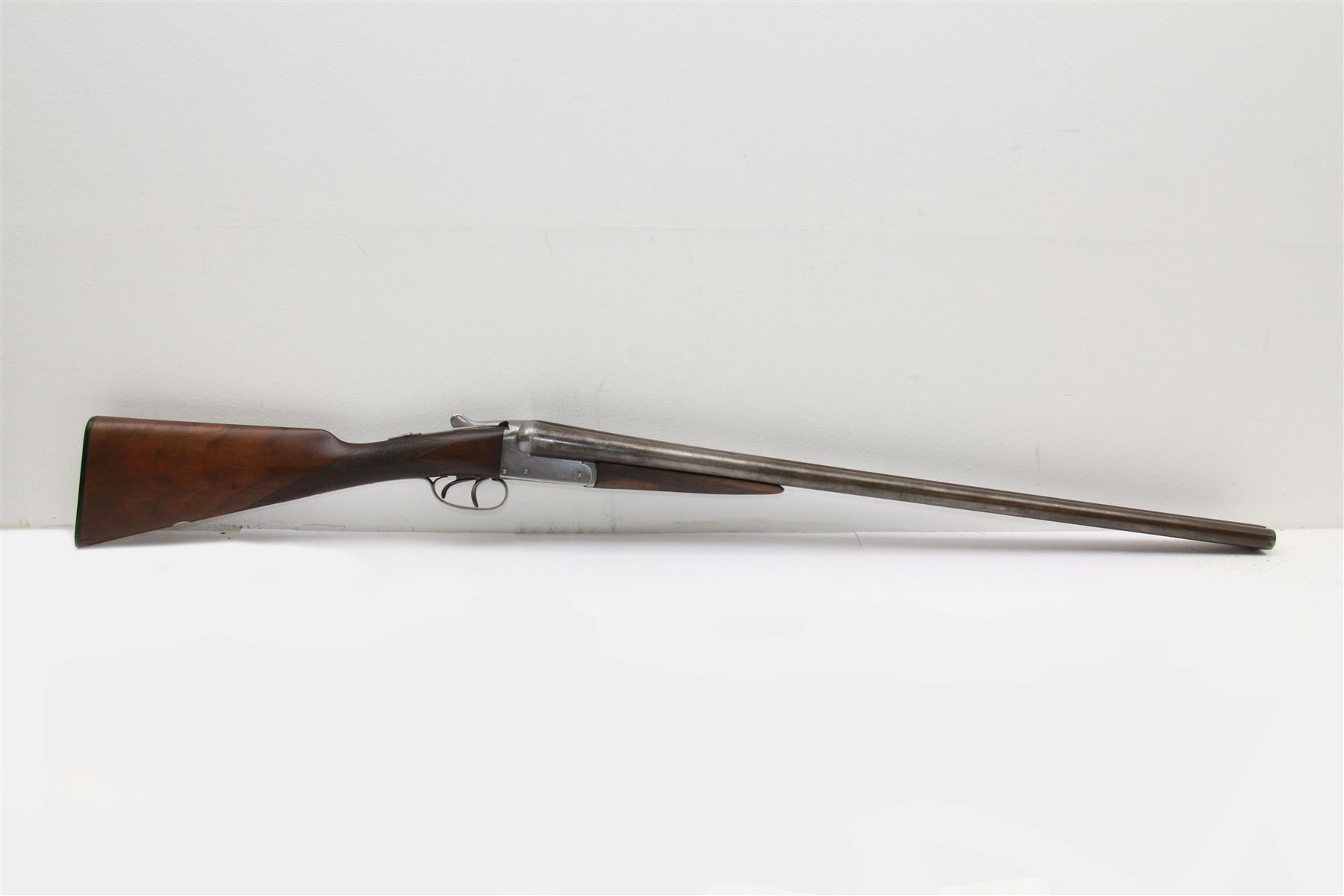 SHOTGUN CERTIFICATE REQUIRED - English 12-bore double trigger side by ...