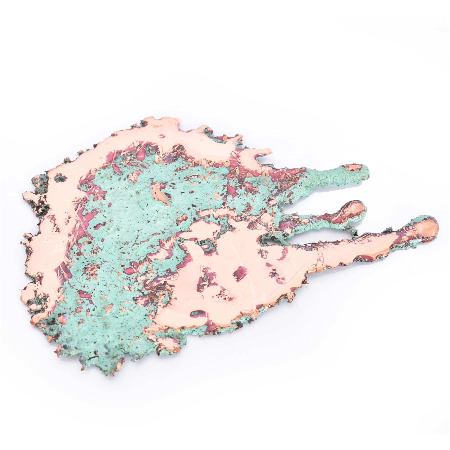 Free form copper splash | Fossils, Minerals & Natural Sciences | 106246