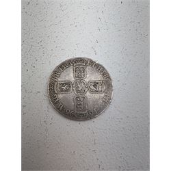 William III 1696 silver crown coin - 15/05/2024