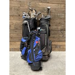 Battlesticks and other golf clubs in three bags | Gym, Outdoor Leisure ...