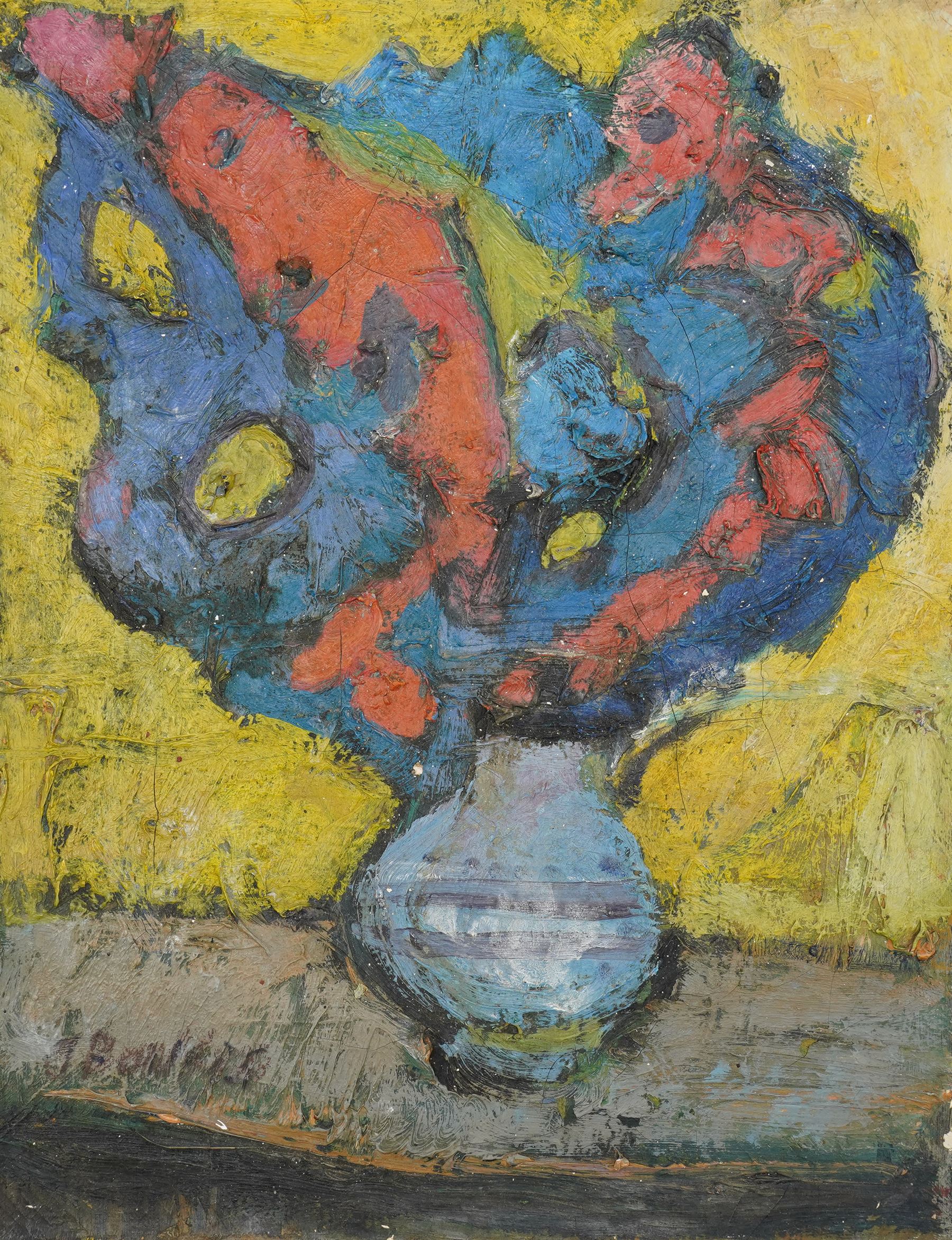 John Gilbey Bowles (British 1929-2011): Still Life of 'Flowers on ...