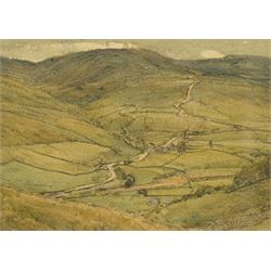 Arthur Reginald Smith (British 1872-1934): Yorkshire Dales Landscape ...