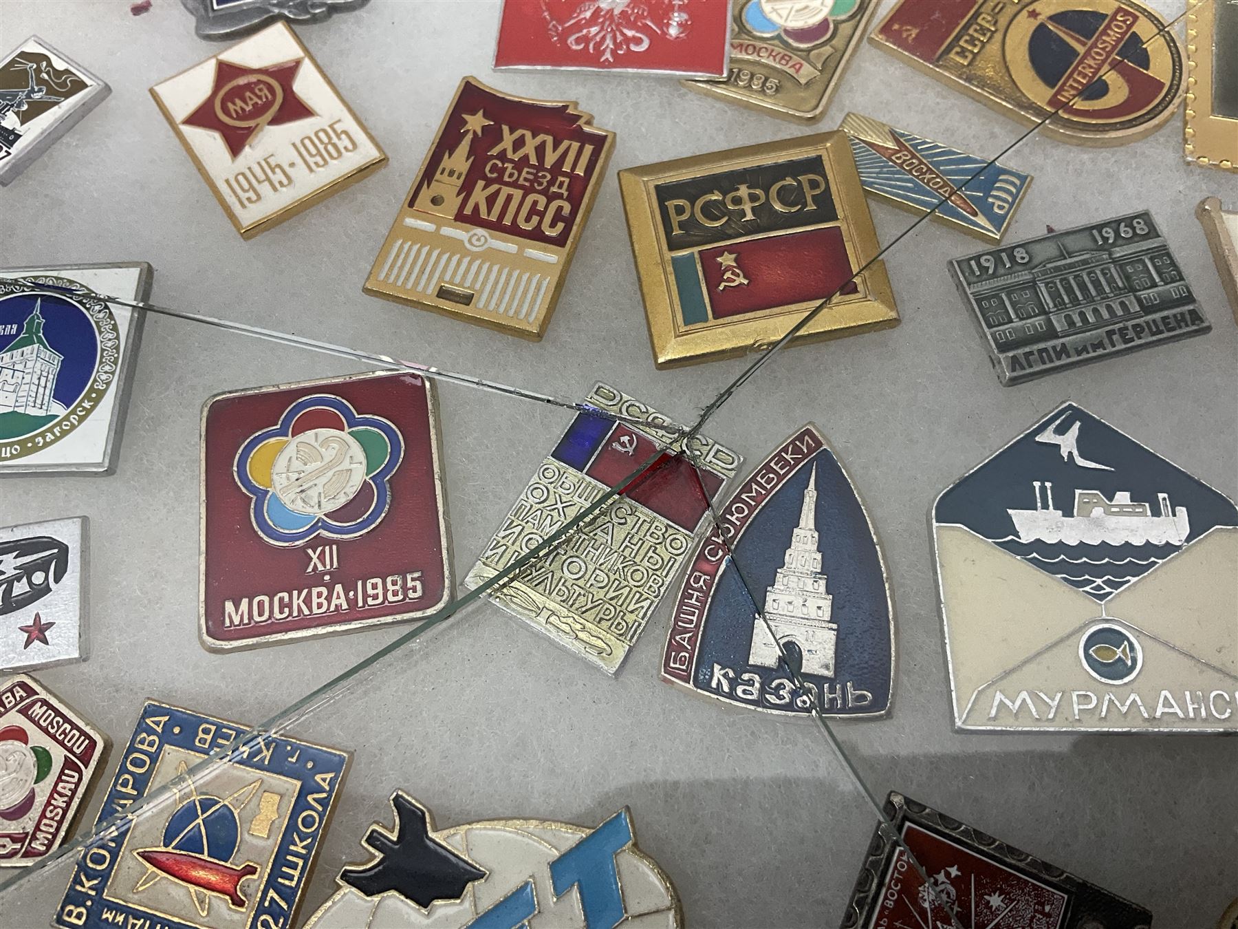 Over one hundred Soviet space programme badges; in two | Militaria | 81800