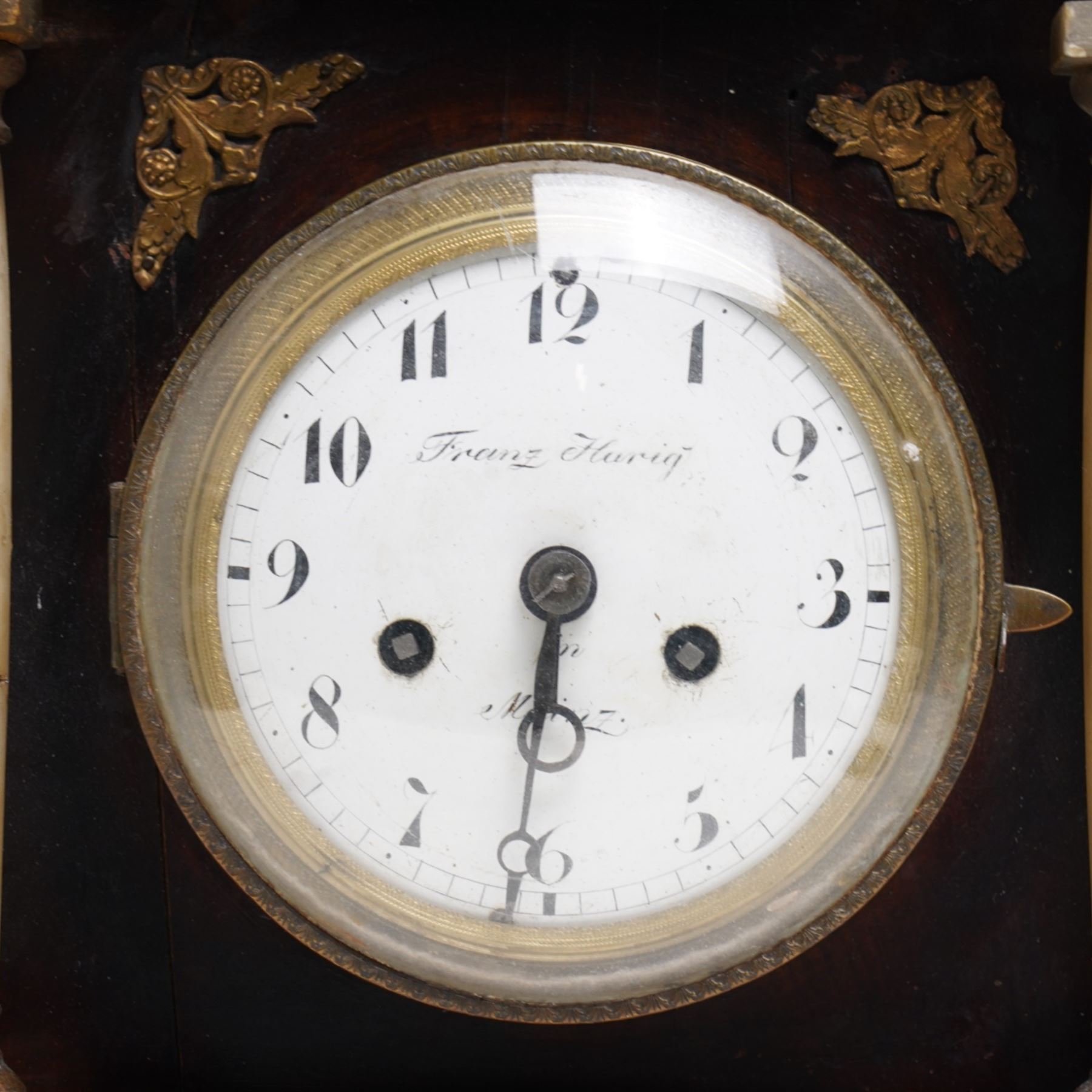 Franz Herig in Mainz- Austrian late-19th century Biedermeier mantle ...