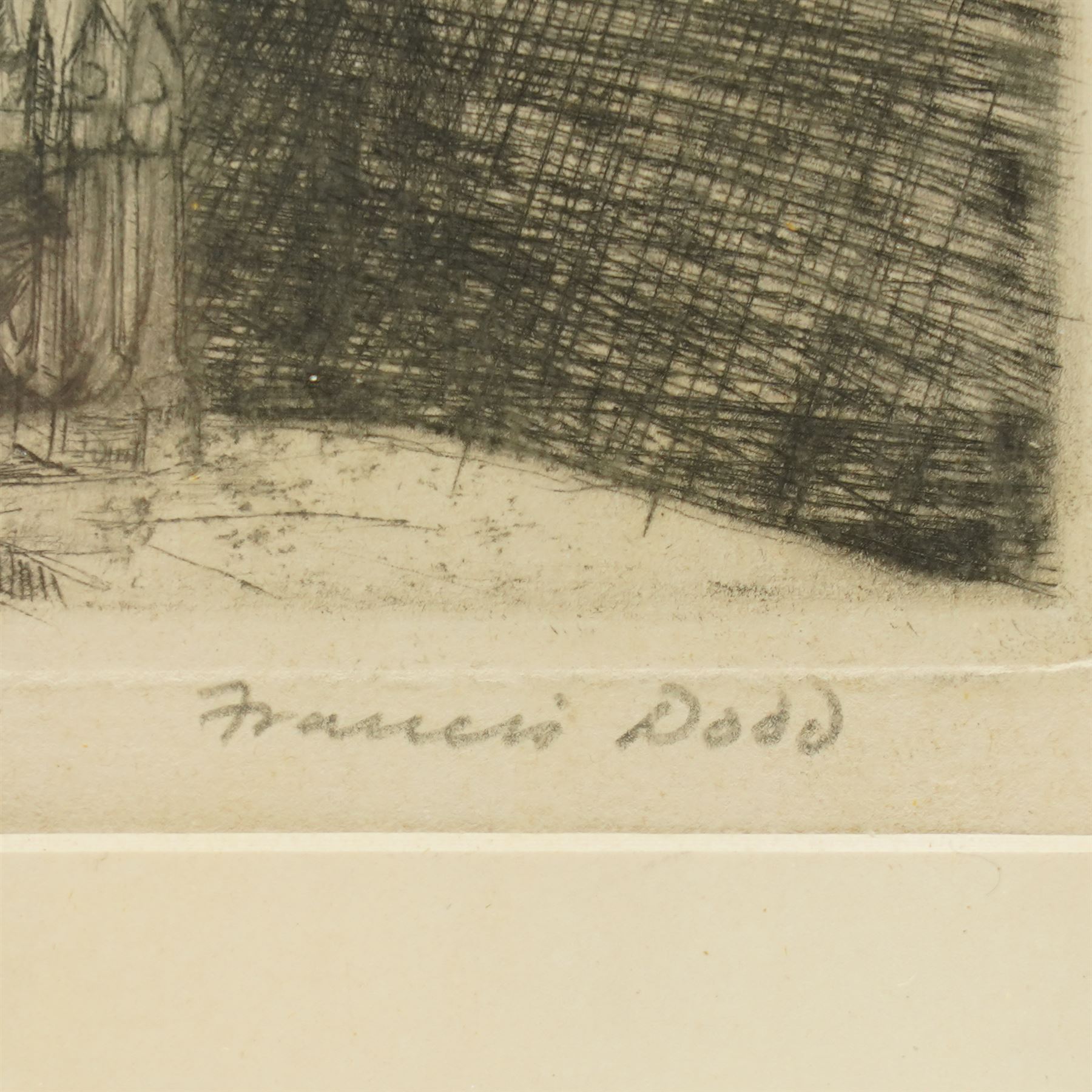 Francis Dodd (British 1874-1949): 'St Mary Le Strand (with Sky ...