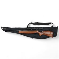 Webley Longbow air rifle with telescopic sight in soft | Sporting Guns ...