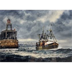 Jack Rigg (British 1927-2023): 'Provider Leaving Whitby' | Paintings ...