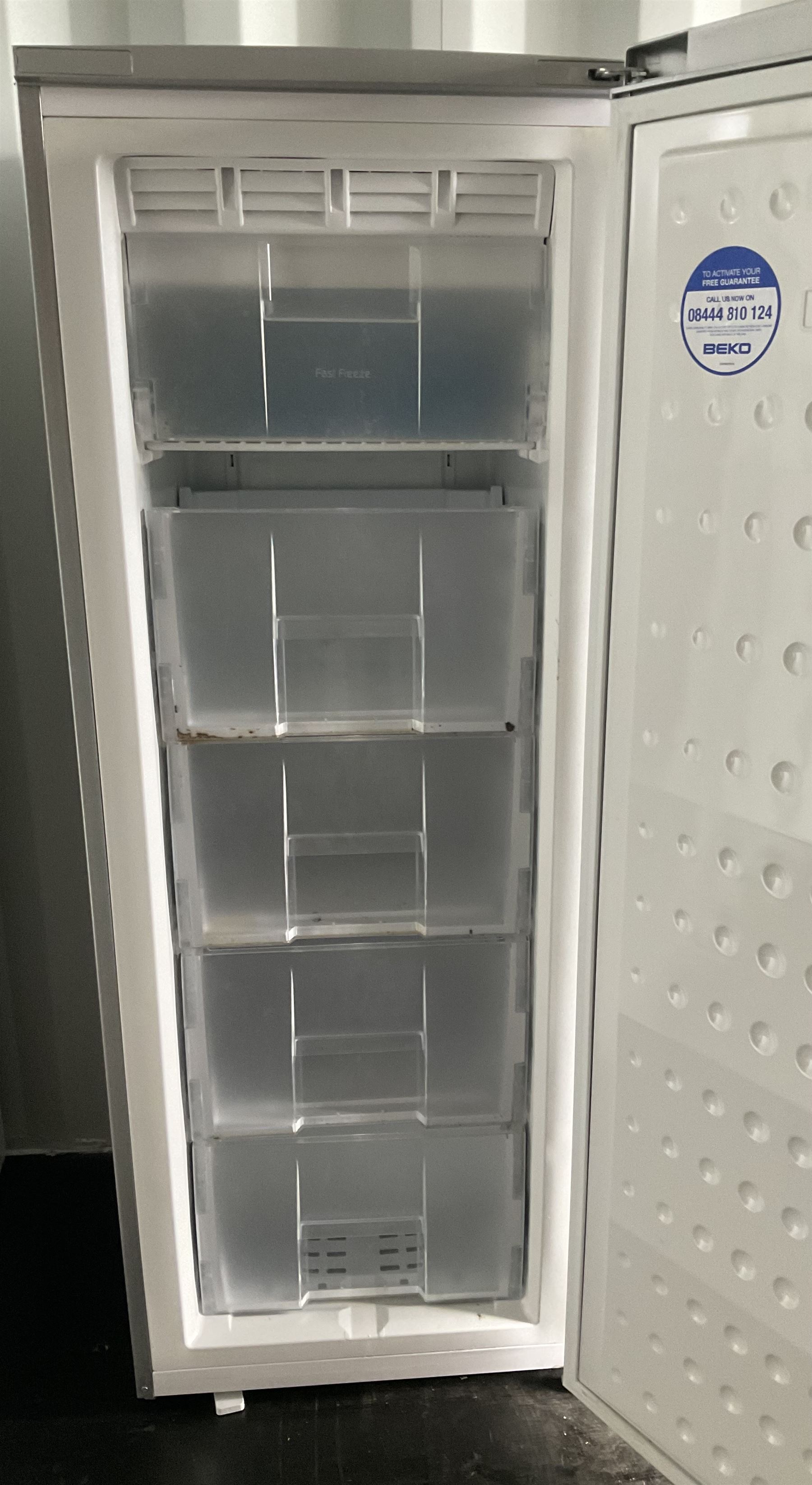 Beko A class, frost free five drawer freezer - THIS LOT IS TO BE ...