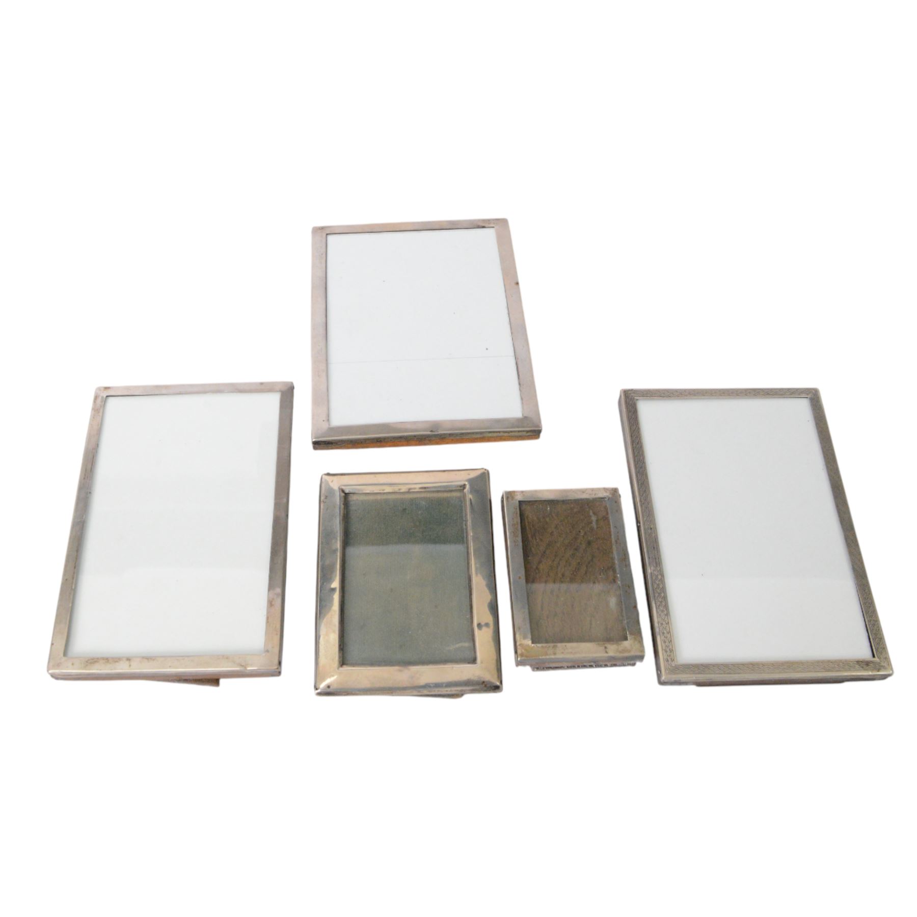 Seven silver mounted photograph frames | Silver | 160971