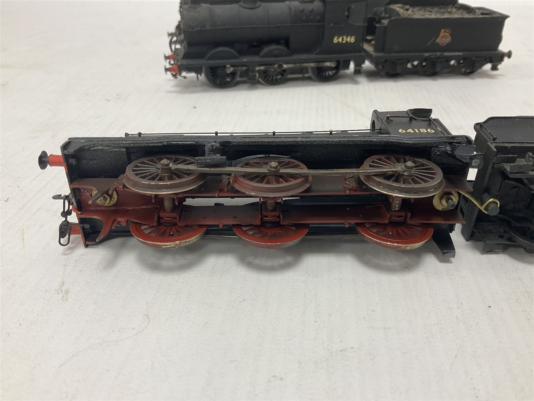 ‘00’ gauge - four kit built steam locomotive and tenders comprising ...
