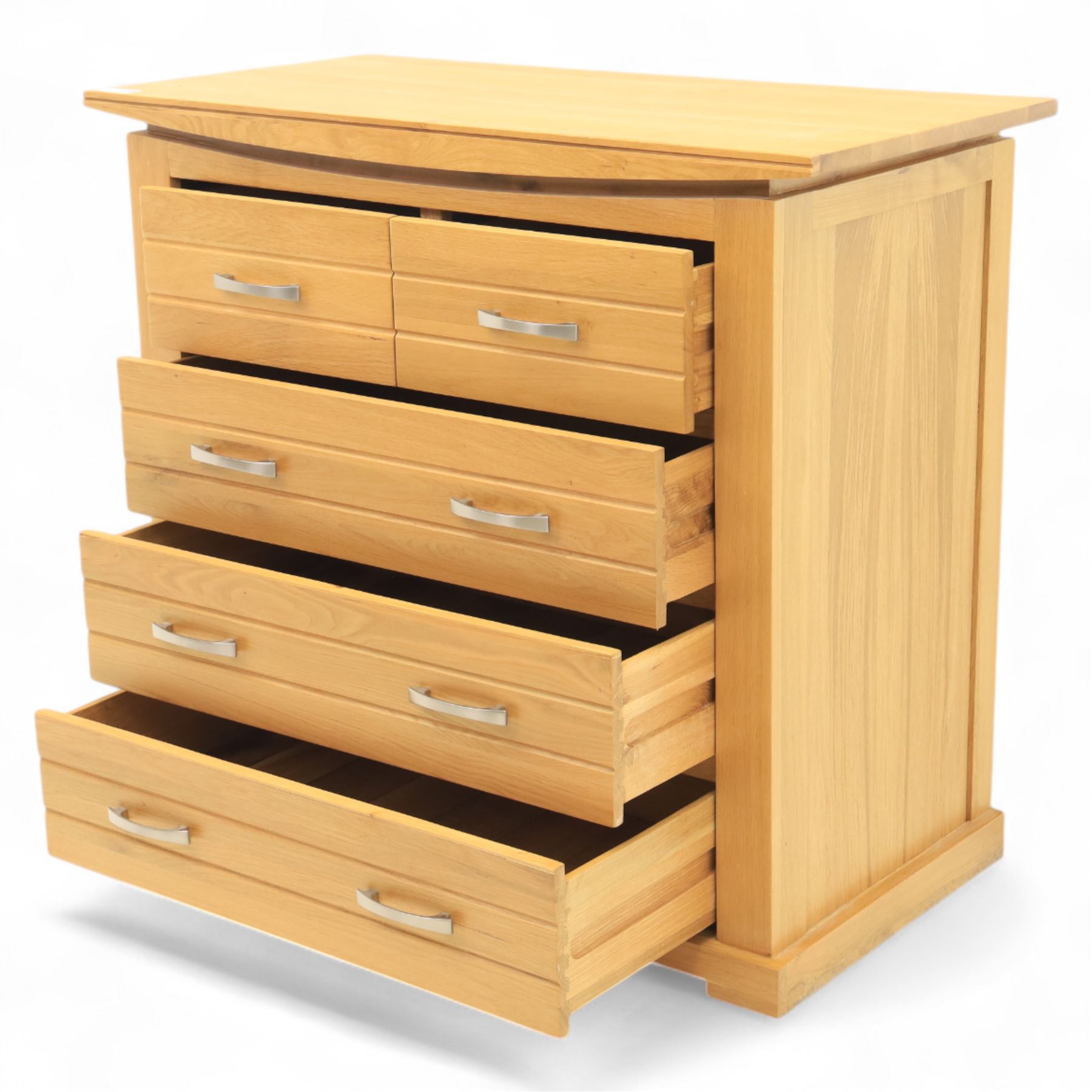 Contemporary light oak finish chest of drawers | Modern Furniture | 151711