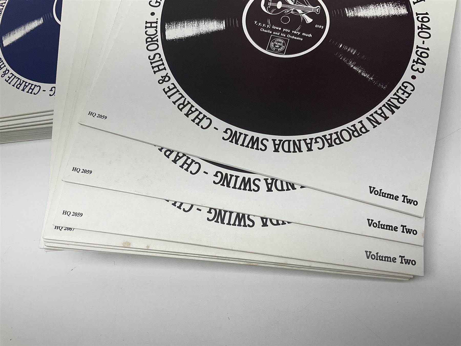 German Propaganda Swing - twenty sets of three 1987/88 33.33rpm LP ...